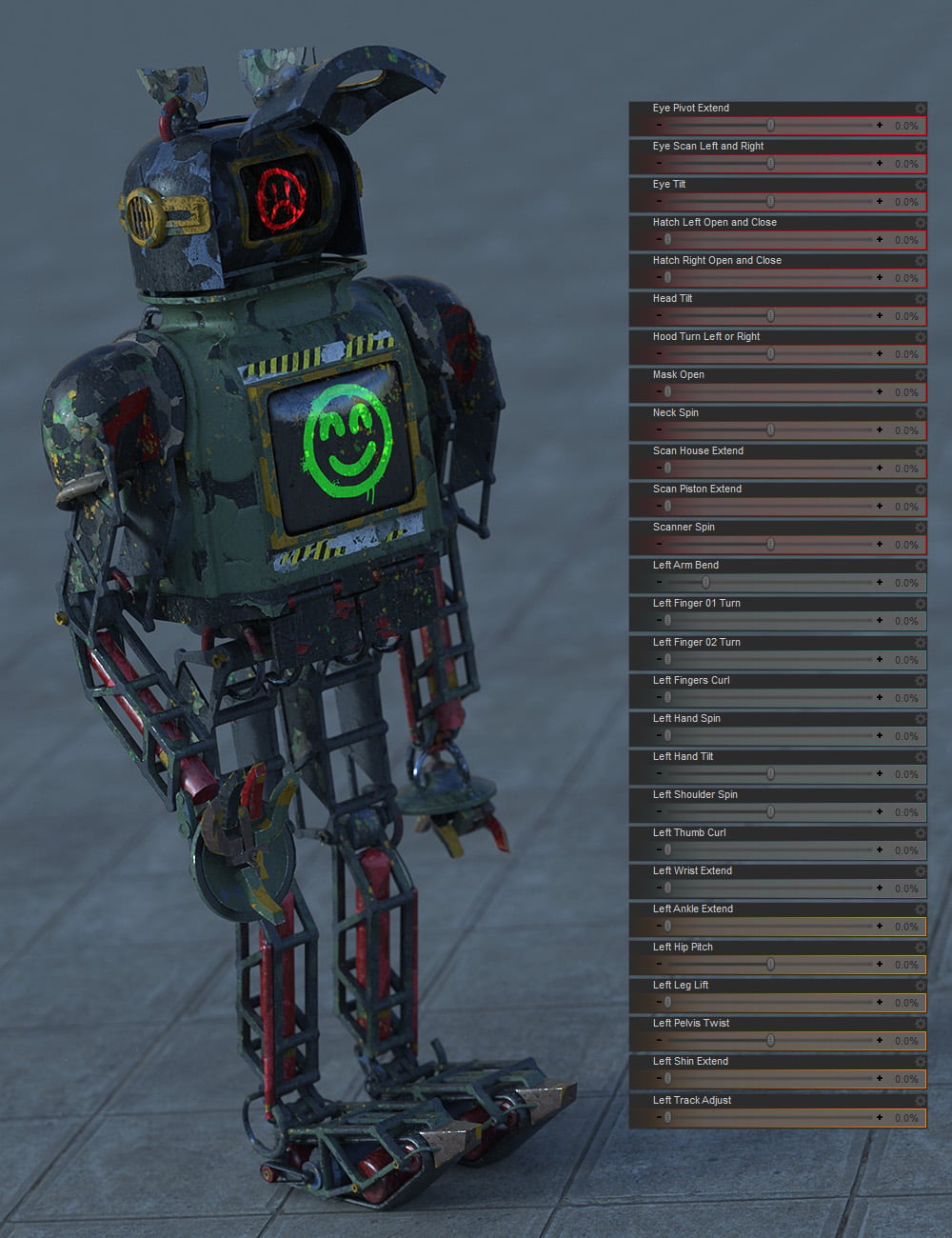 The Cog Regime Robot | Daz 3D