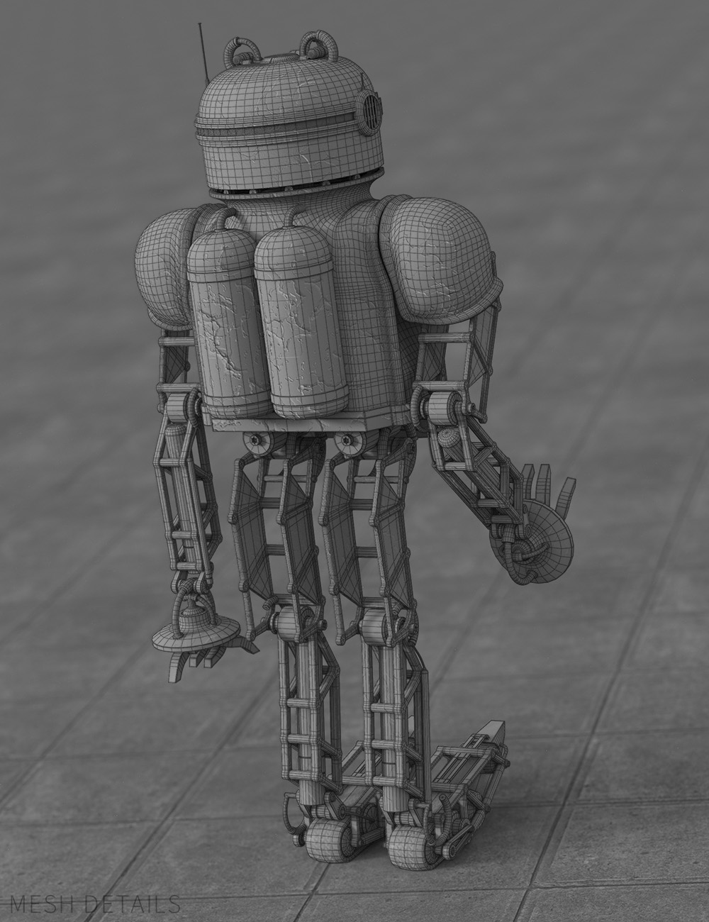 The Cog Regime Robot | Daz 3D