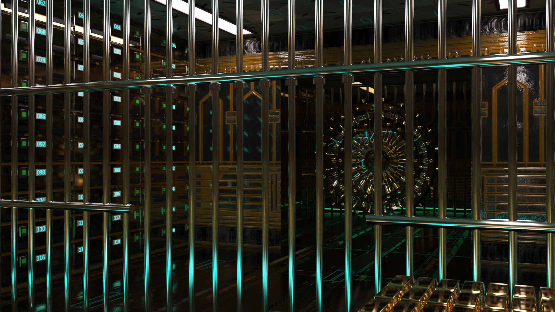 Futuristic Vault | Daz 3D