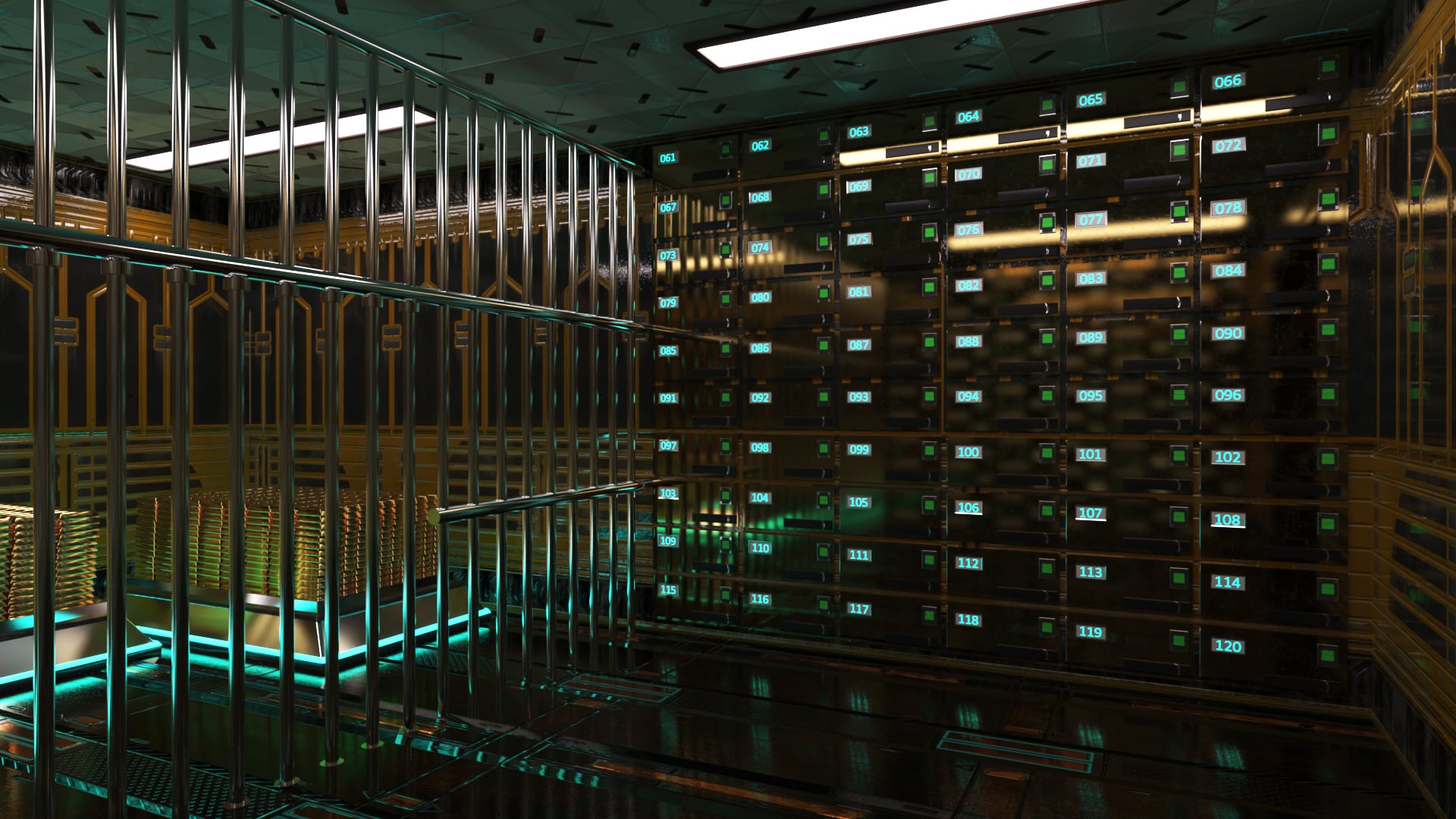 Futuristic Vault | Daz 3D