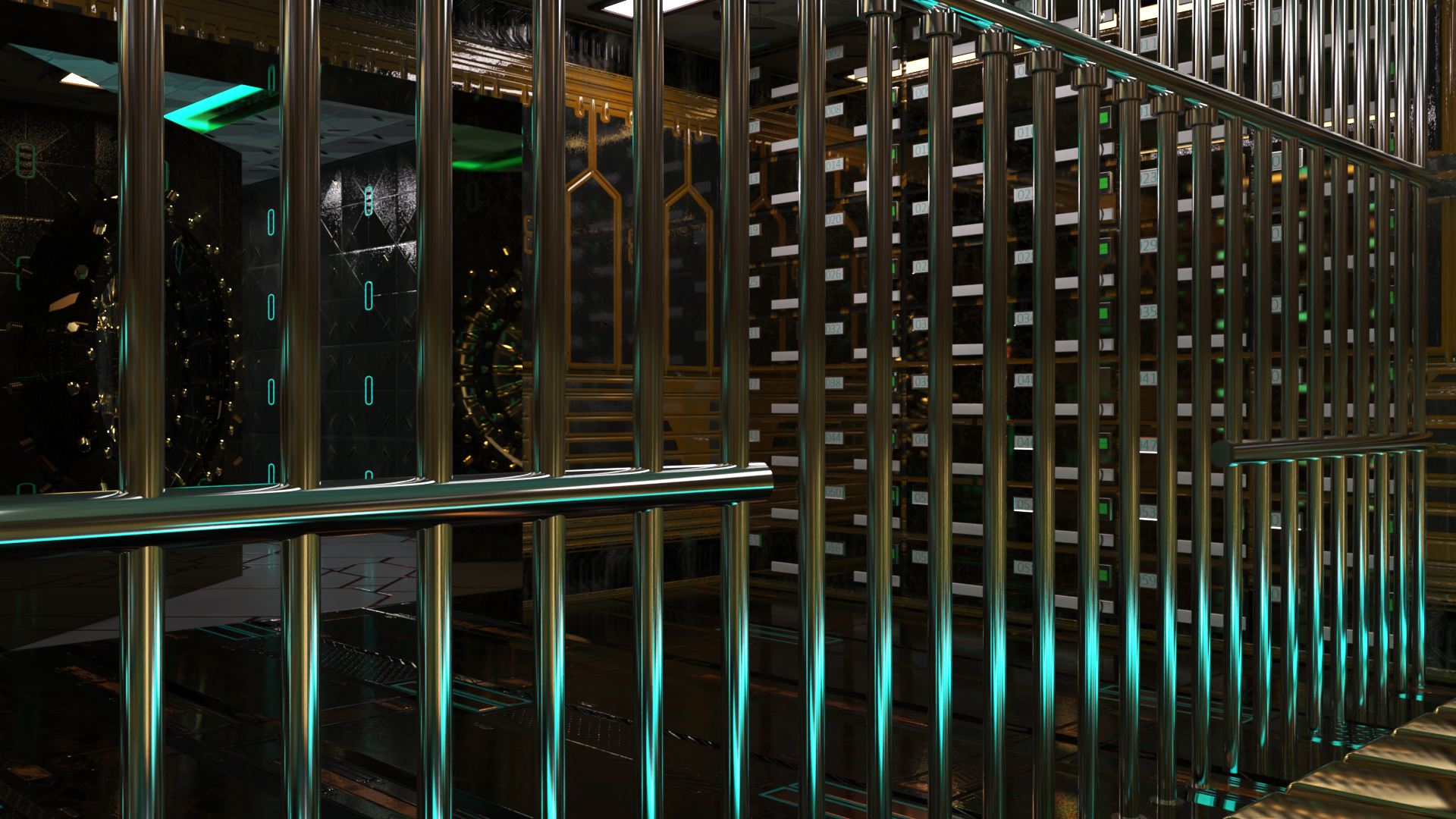 Futuristic Vault | Daz 3D