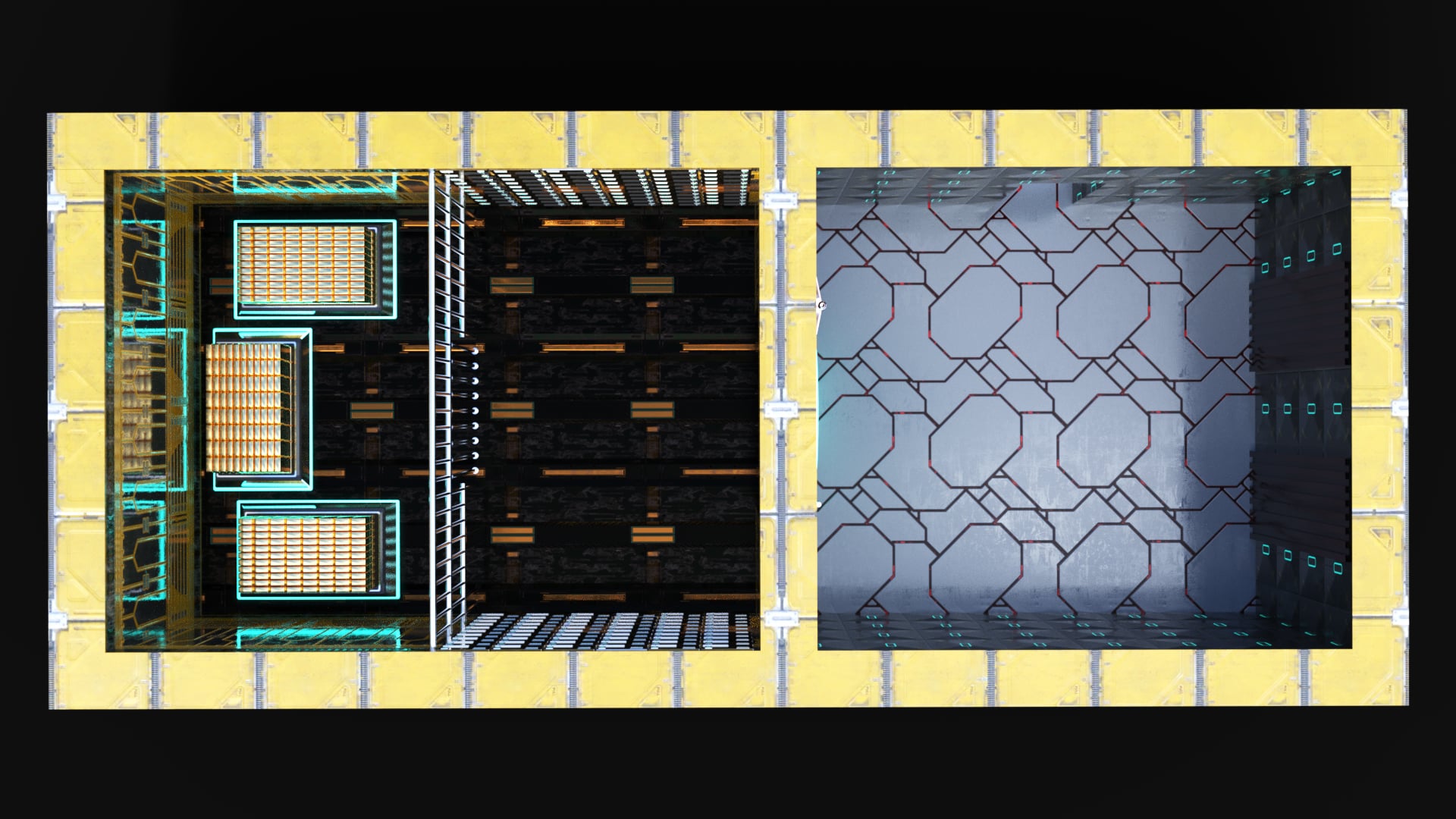 Futuristic Vault | Daz 3D