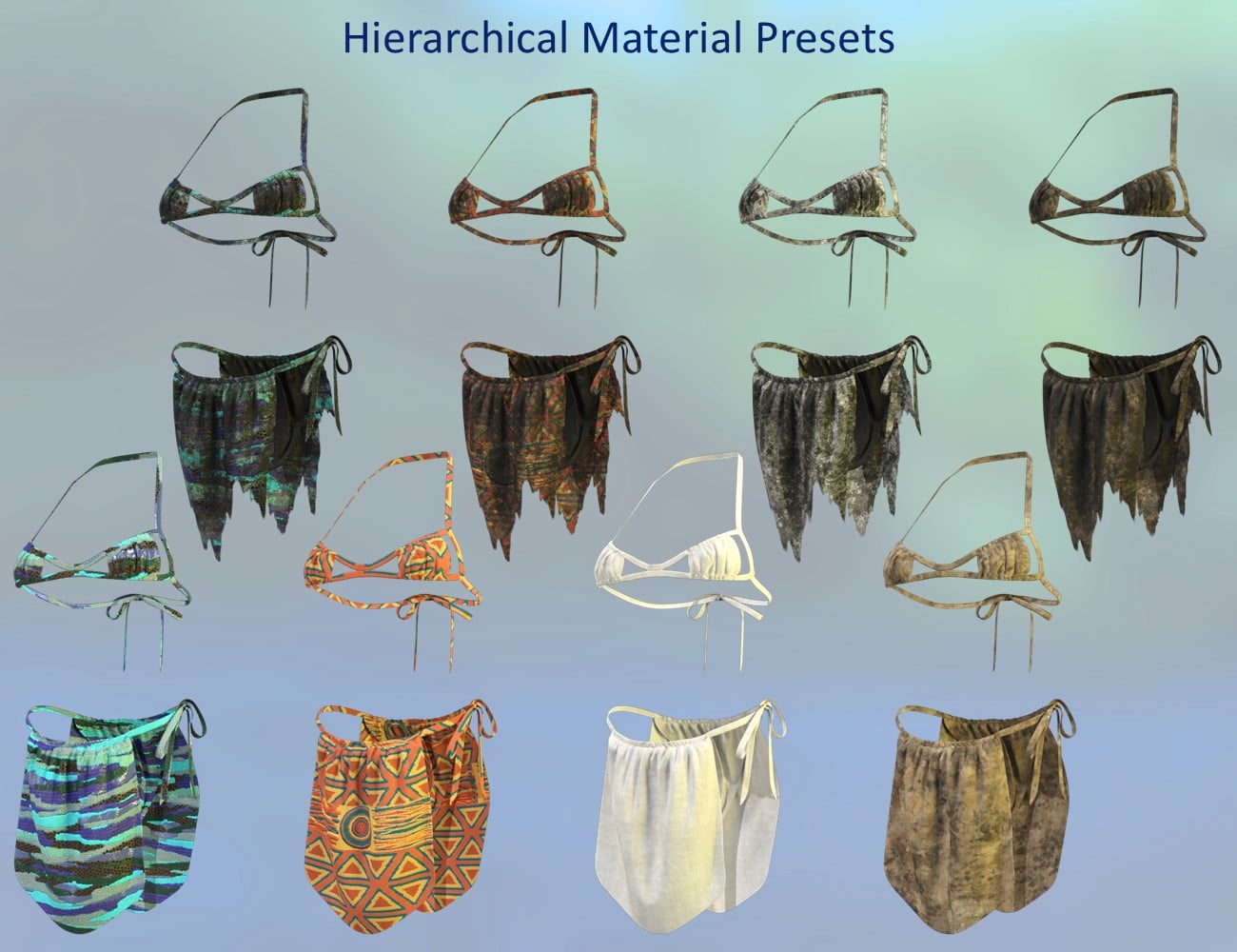 dForce Cave Clothes 03 for Genesis 9 and 8 Female | Daz 3D