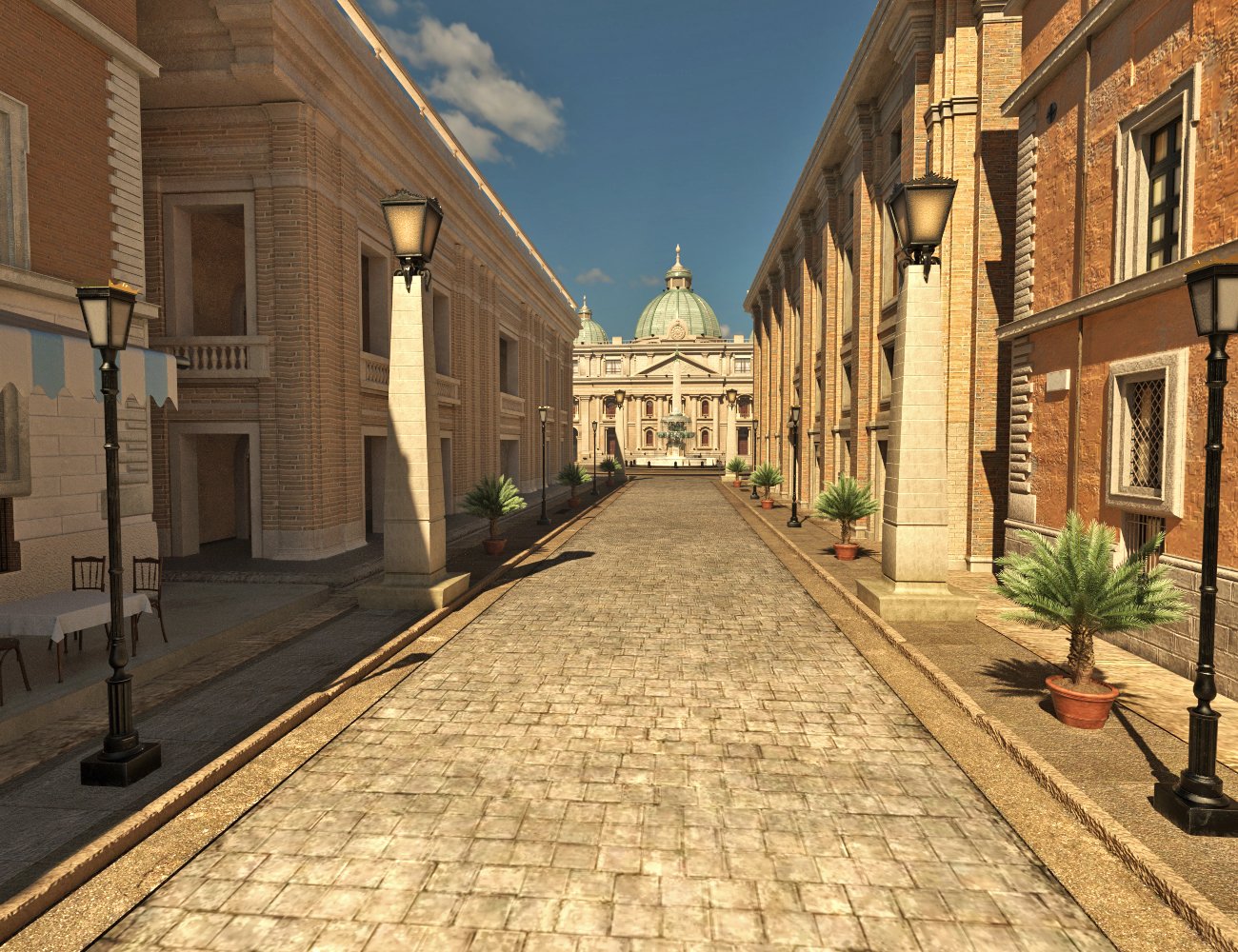 XI Roman Square ⋆ Freebies Daz 3D