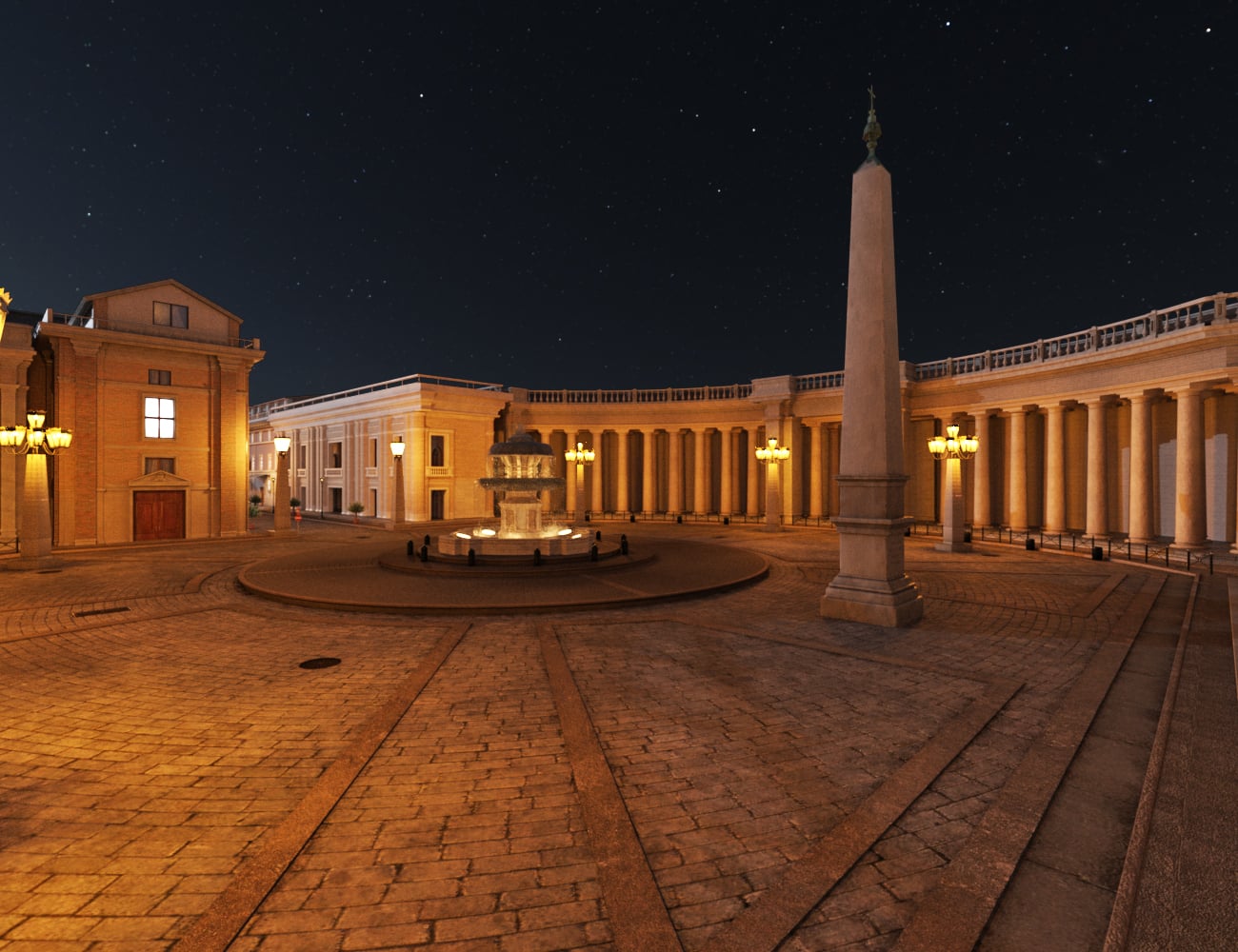 XI Roman Square | Daz 3D