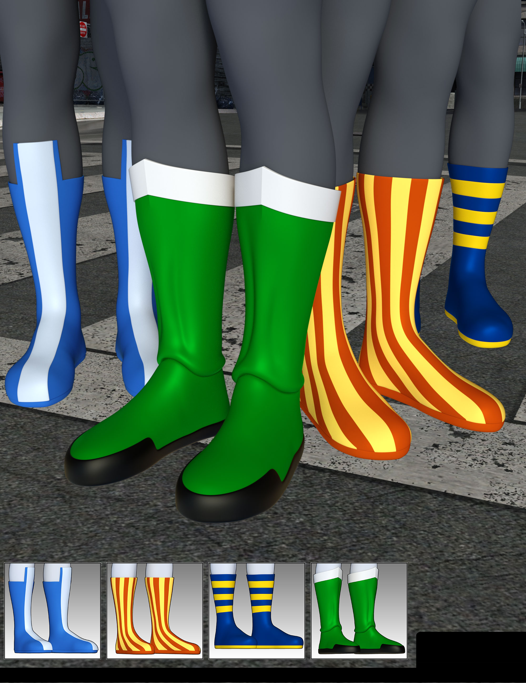 Boots v022 MMKBGenesis 9 | Daz 3D