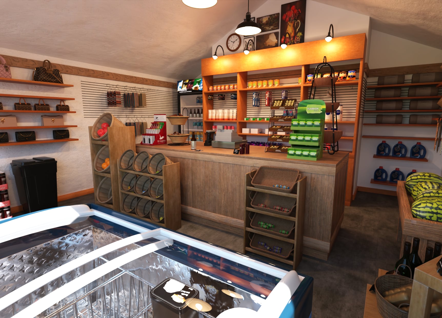 FG Small Grocery Store | Daz 3D