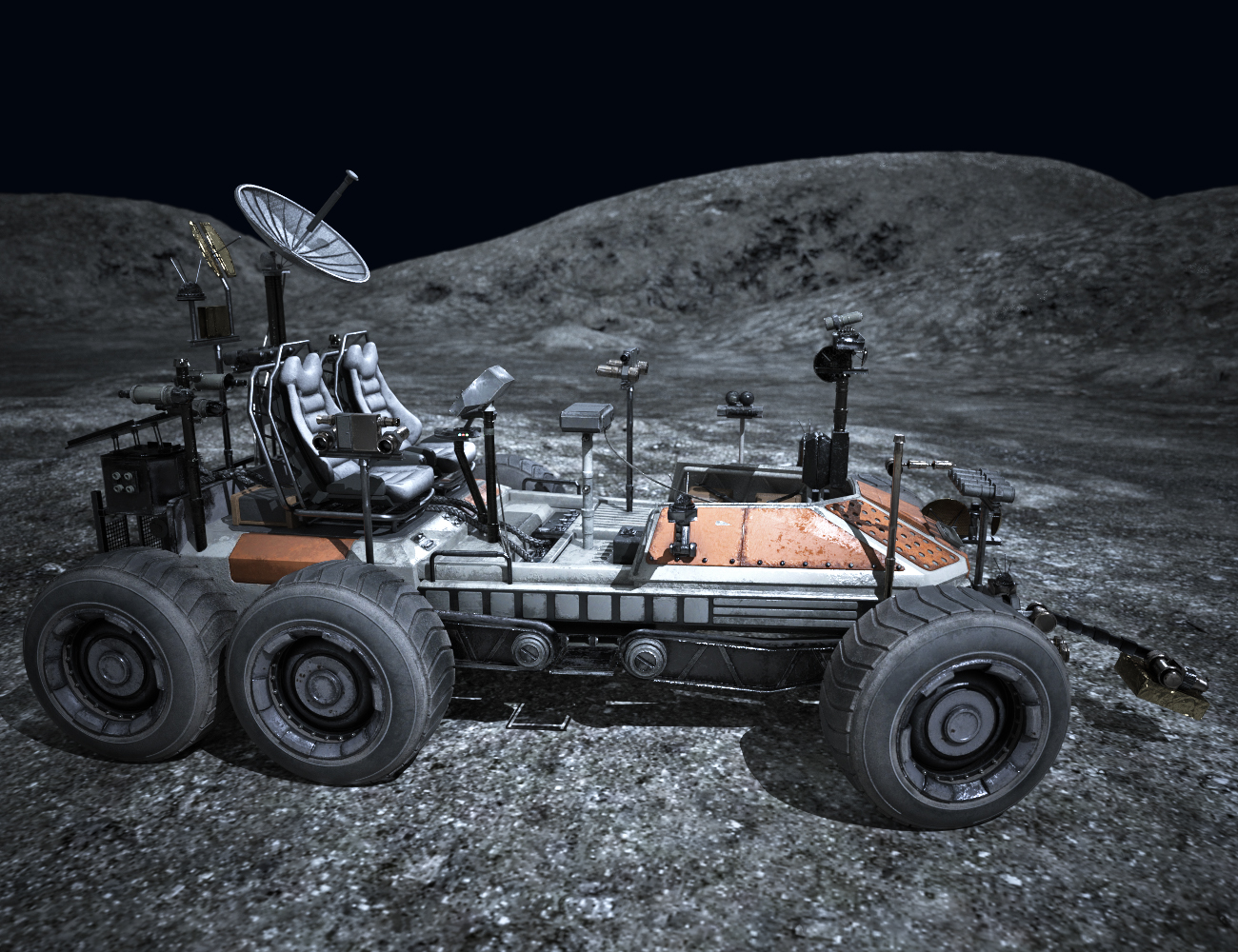 XI Moon Buggy | Daz 3D