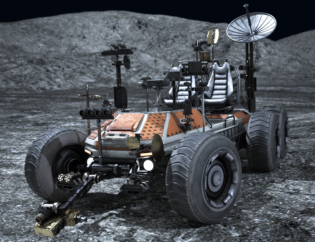 XI Moon Buggy | Daz 3D