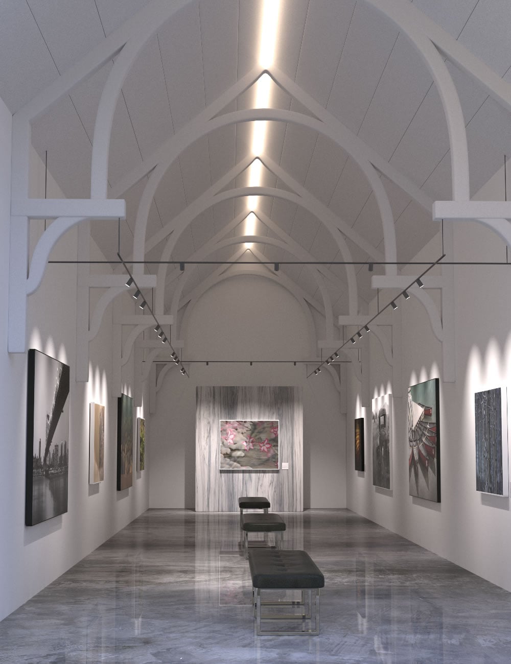 White Arches Art Gallery | Daz 3D