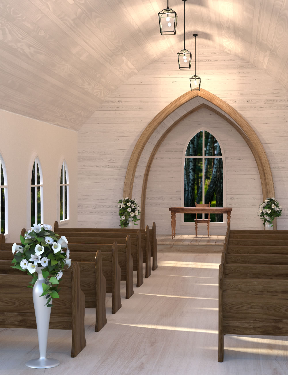 White Arches Bundle | Daz 3D