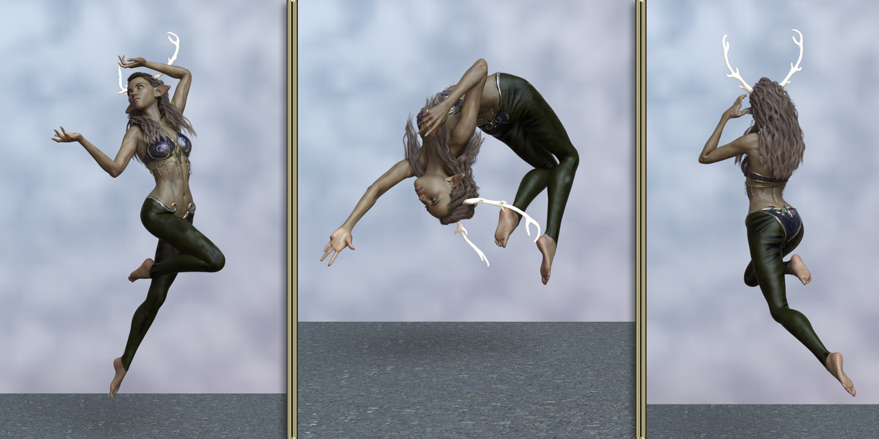 Dryad Realm Poses for Silvana | Daz 3D