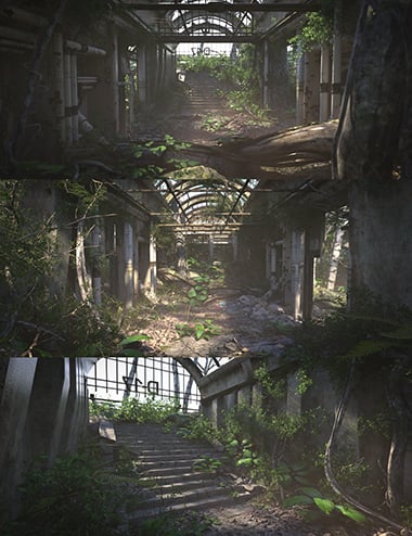 Overgrown Outpost For Ministry And Return To Enchanted Forest | Daz 3D