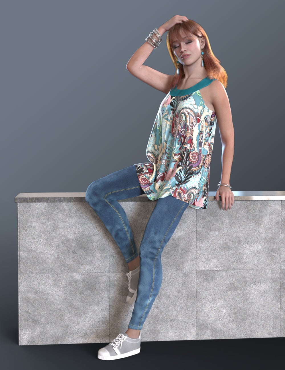 Modern Things To Lean On ⋆ Freebies Daz 3D