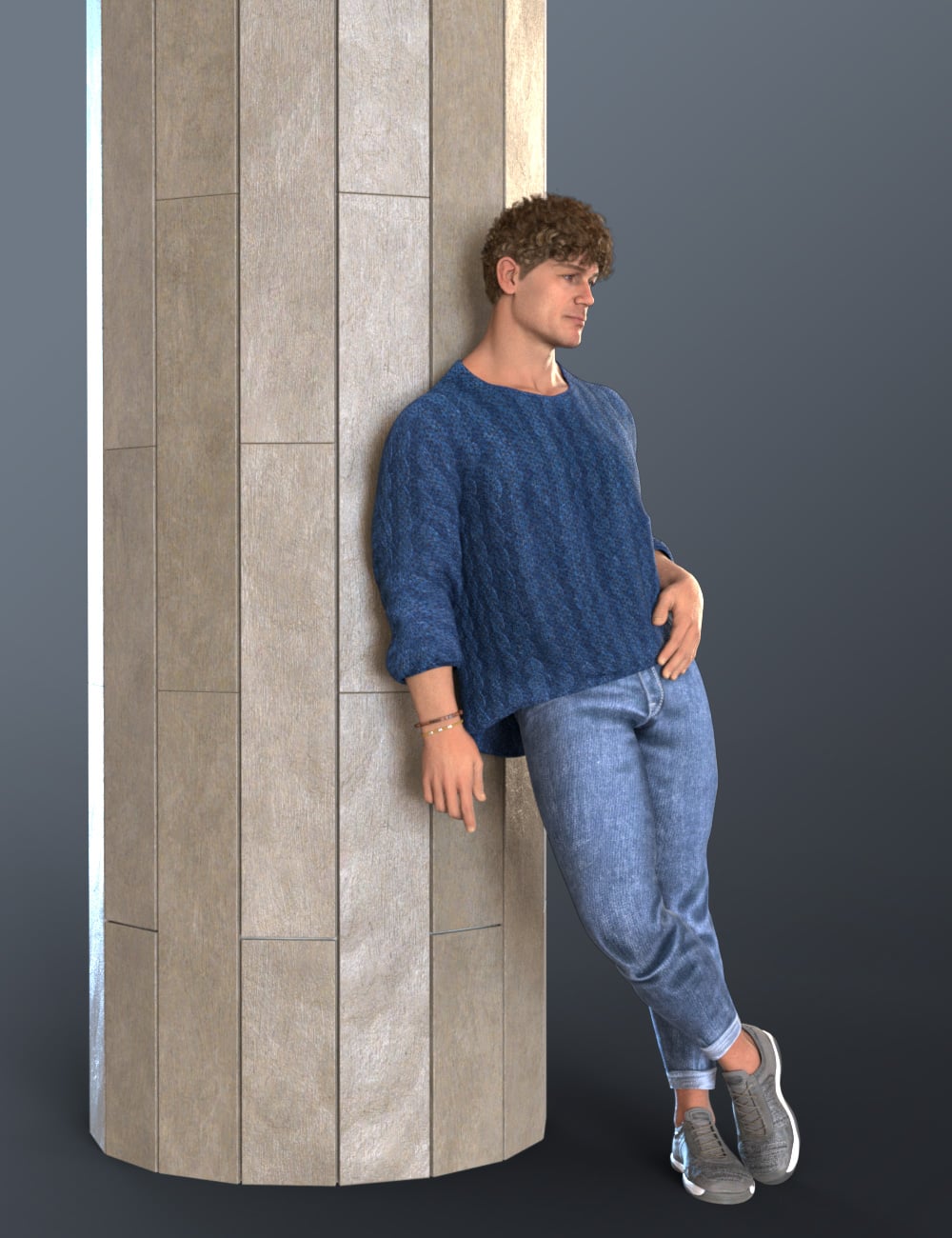 Modern Things To Lean On | Daz 3D