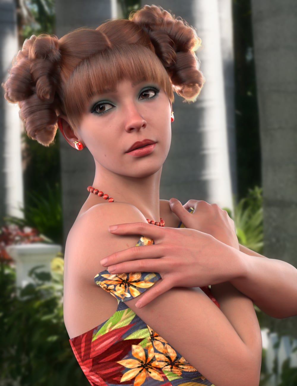 Candy Twists Hair for Genesis 9 | Daz 3D