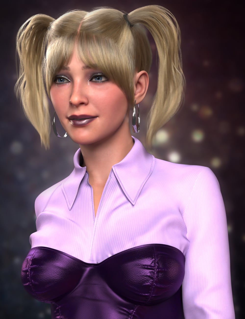 Candy Twists Hair for Genesis 9 | Daz 3D