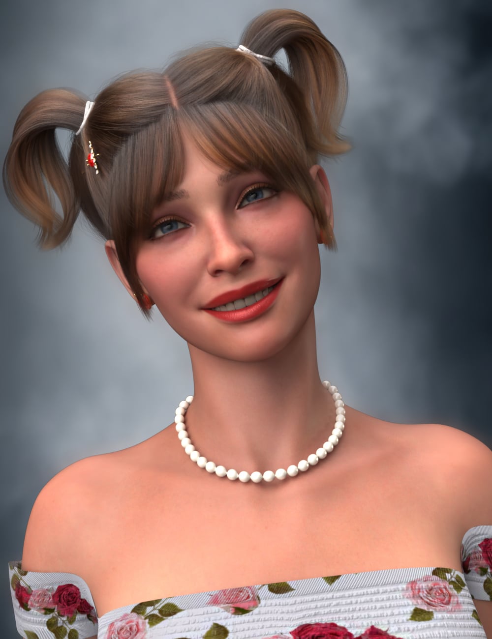 Candy Twists Hair for Genesis 9 | Daz 3D