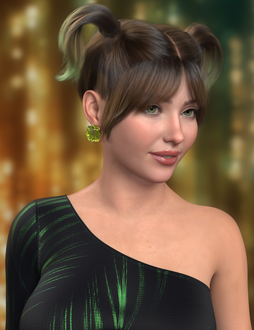 Candy Twists Hair Expansion for Genesis 9 | Daz 3D