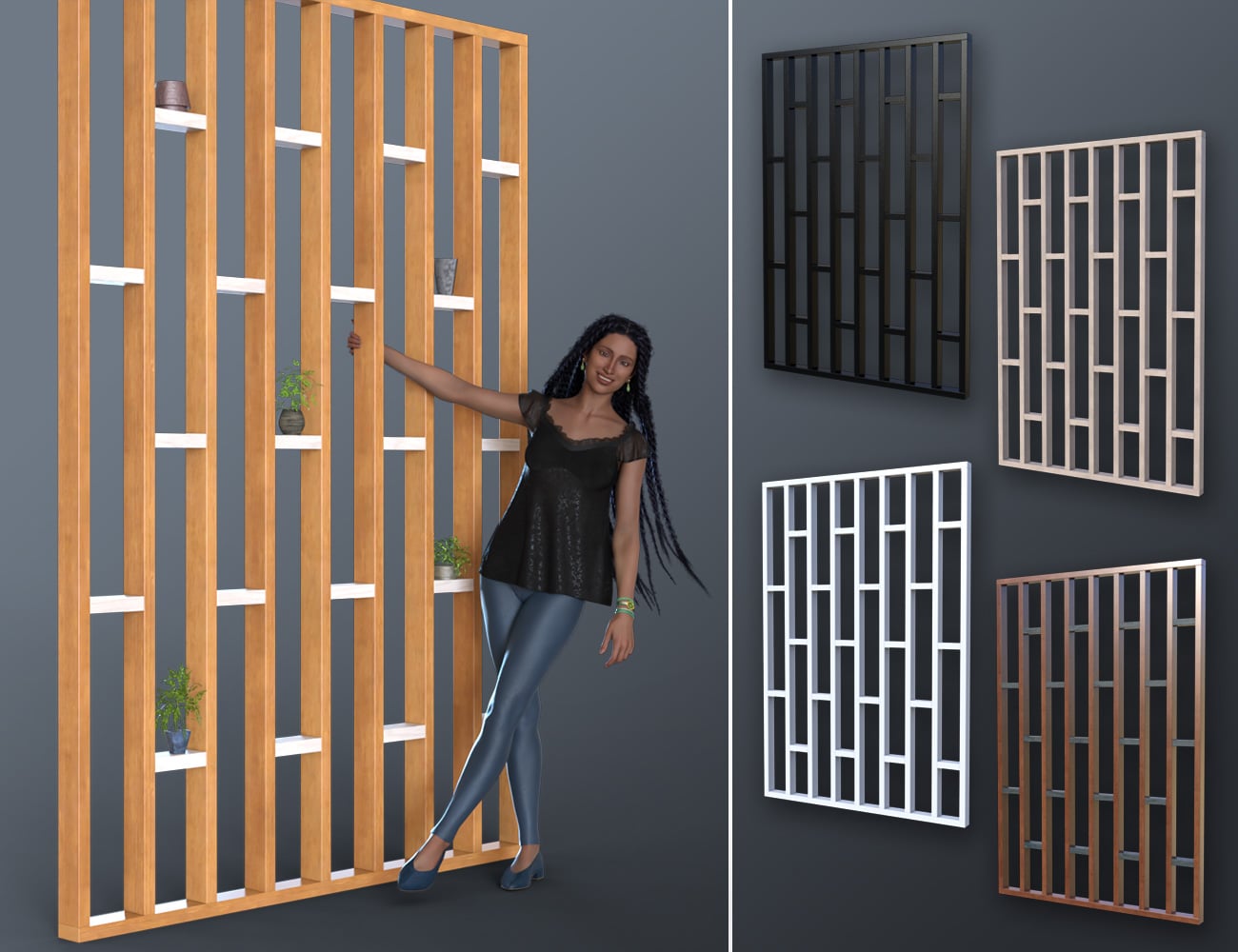 Modern Things To Lean On Texture Addon | Daz 3D