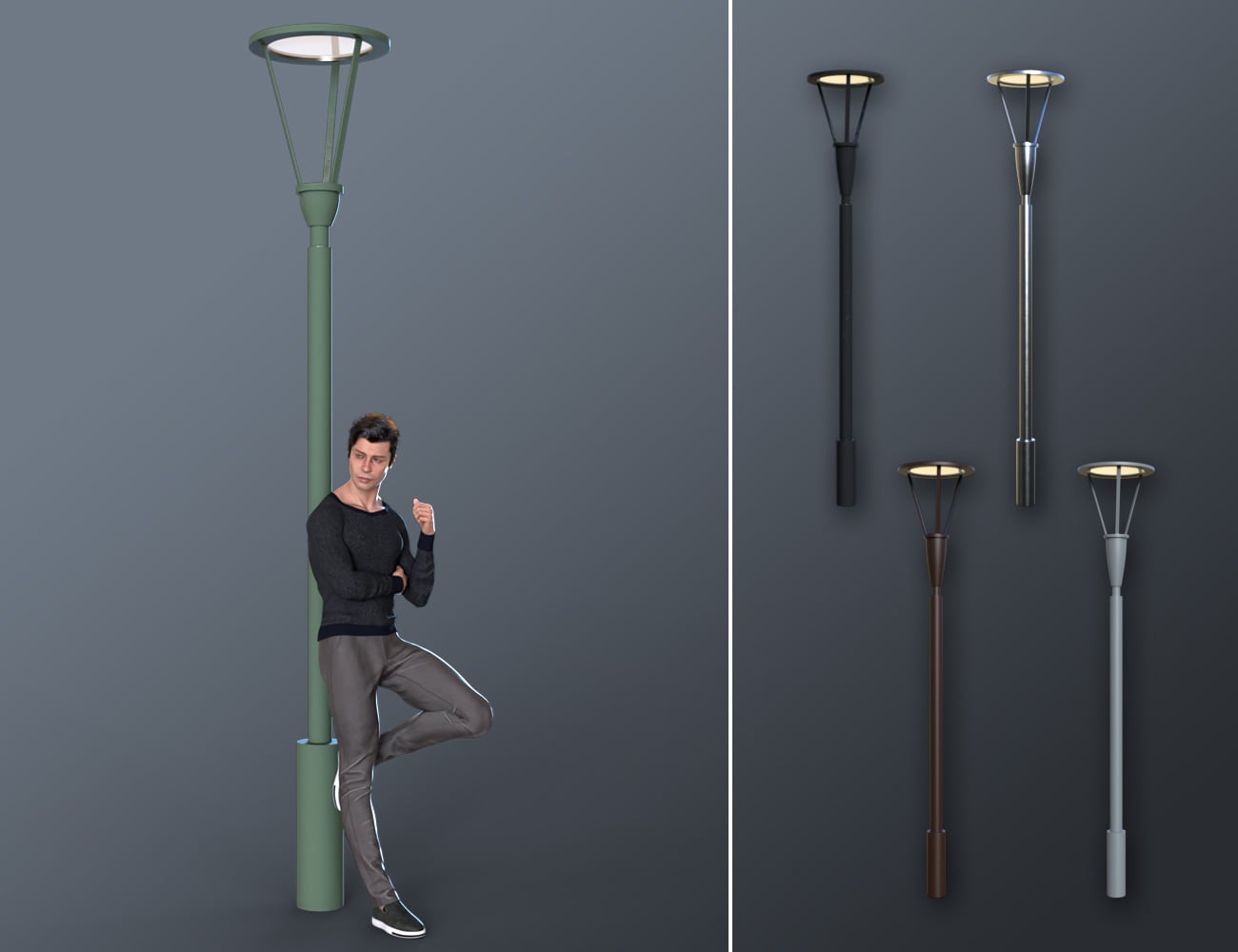 Modern Things To Lean On Texture Addon | Daz 3D