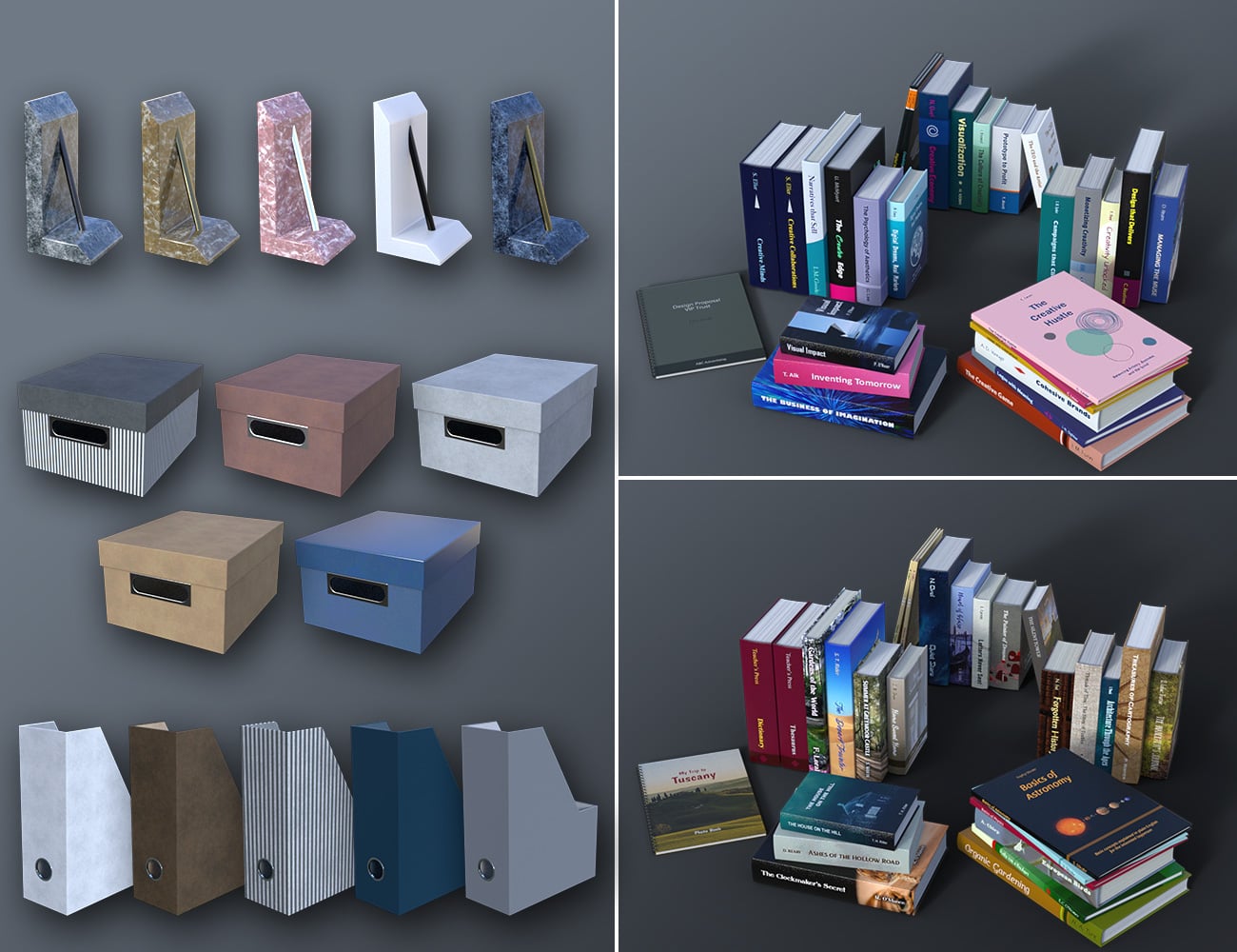 Modern Things To Lean On Texture Addon | Daz 3D