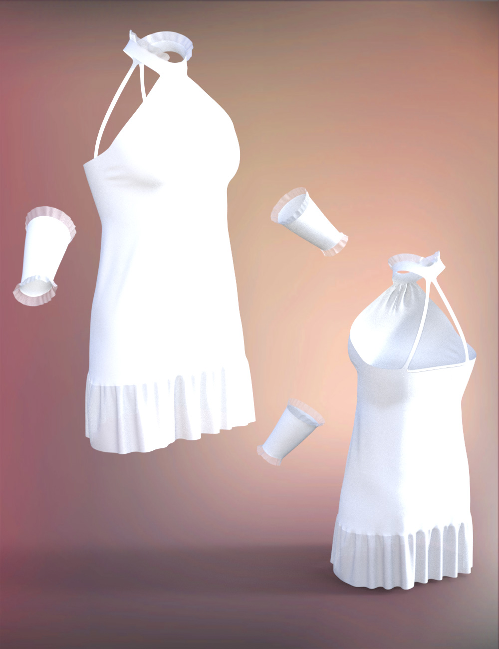 DNA Manta a dForce Cocktail Dress for Genesis 9 | Daz 3D