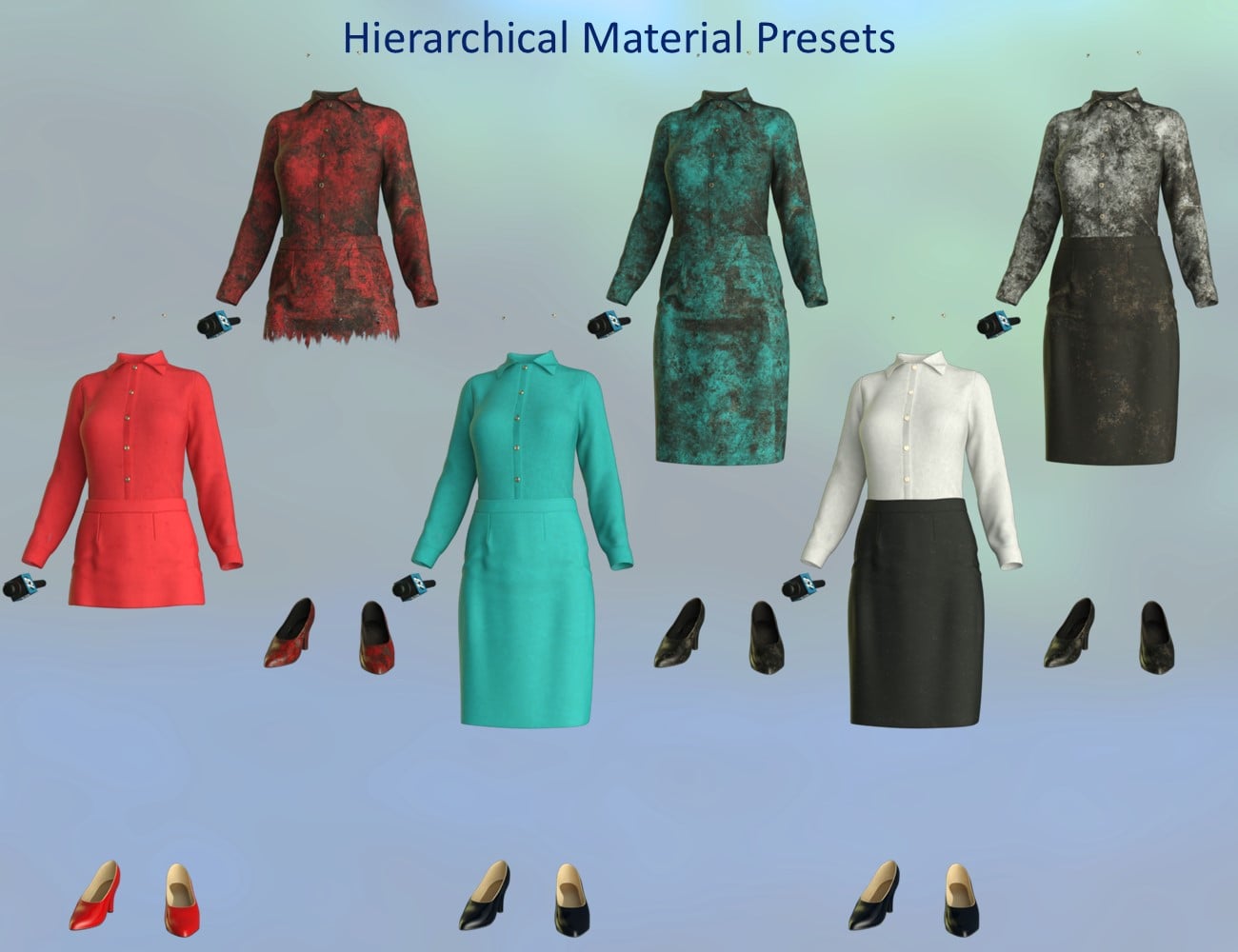 dForce Deadline Reporter Outfit for Genesis 9 and 8 Female | Daz 3D