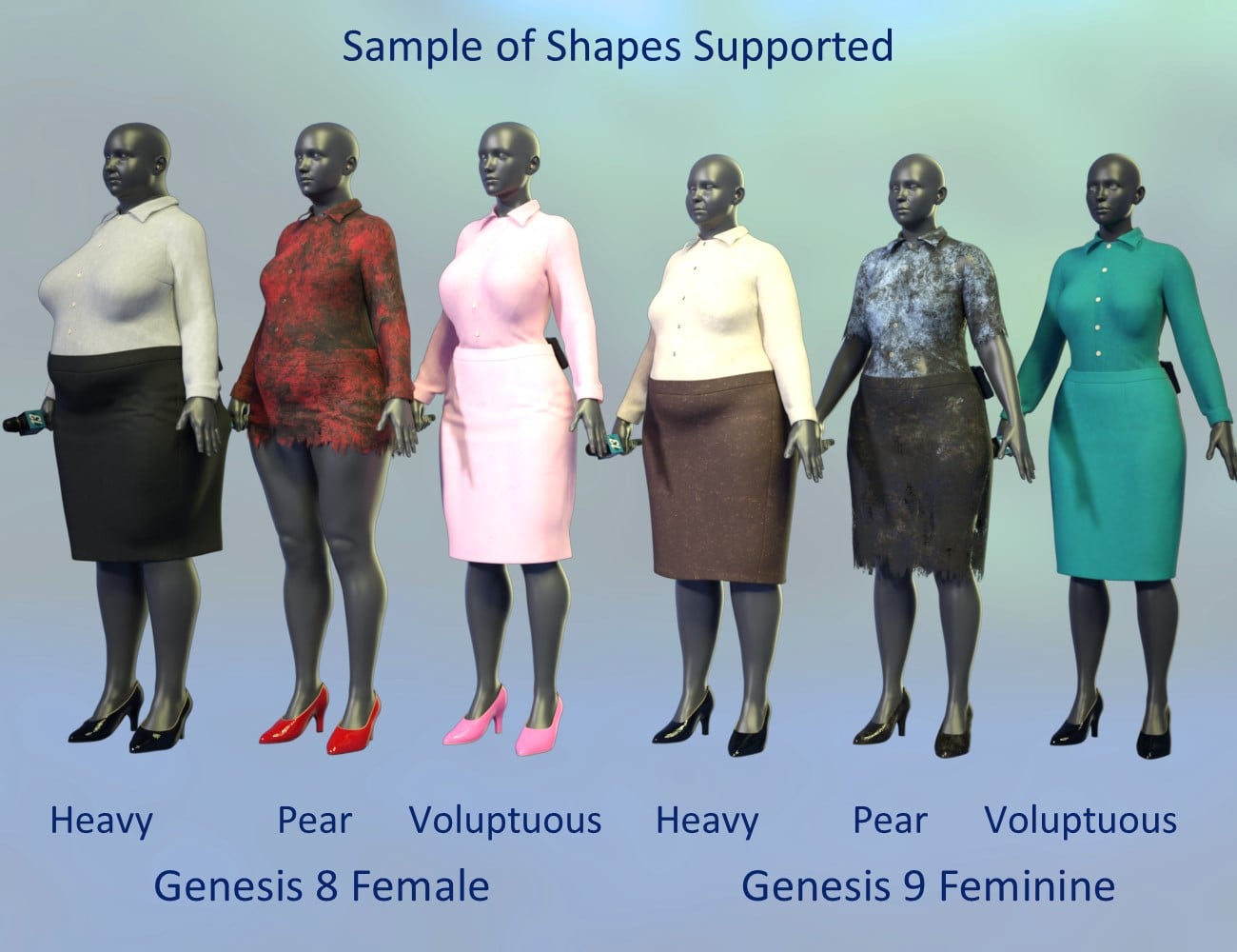 dForce Deadline Reporter Outfit for Genesis 9 and 8 Female | Daz 3D