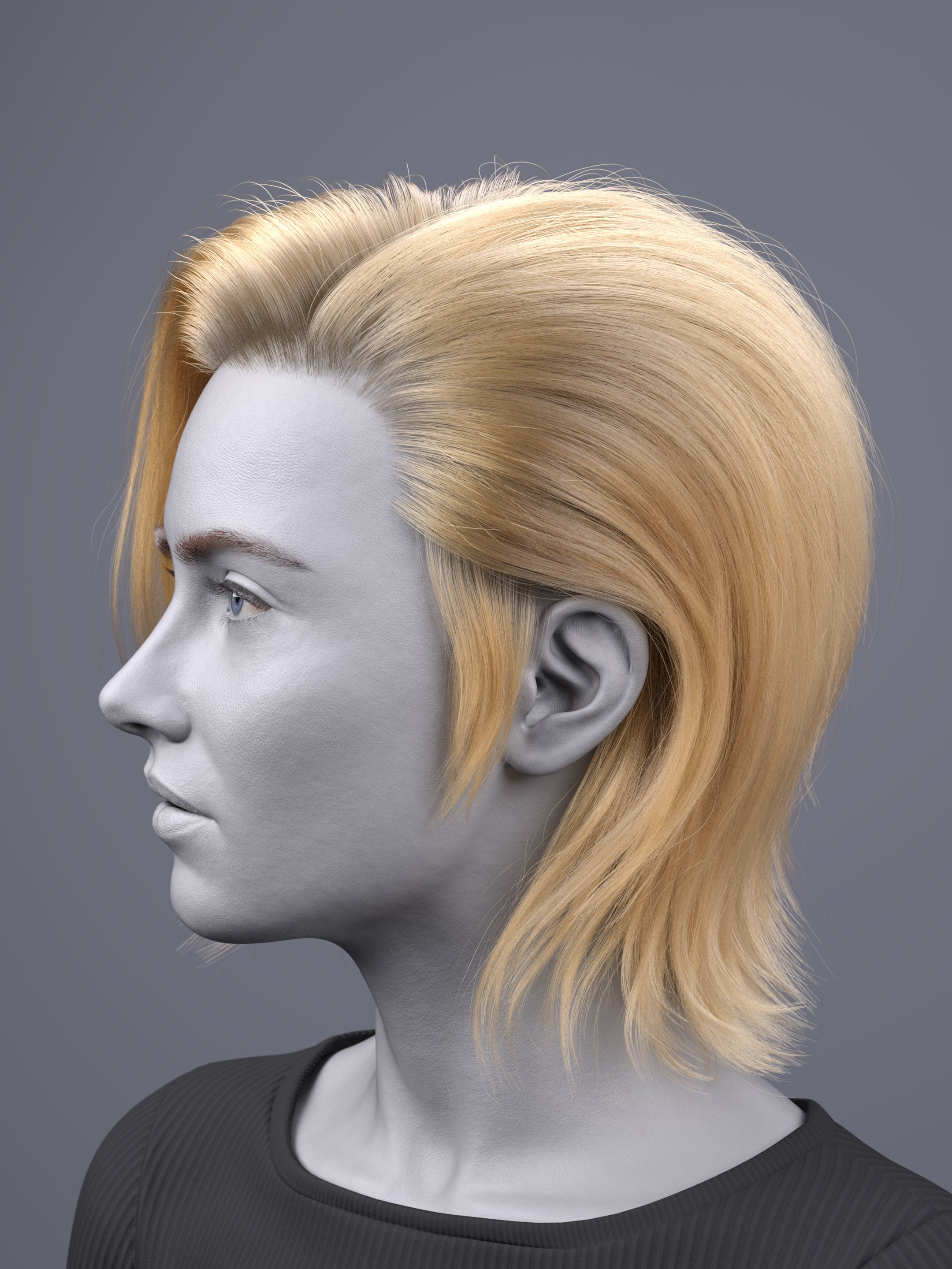 dForce FV Enigma Veil Hair for Genesis 9 | Daz 3D