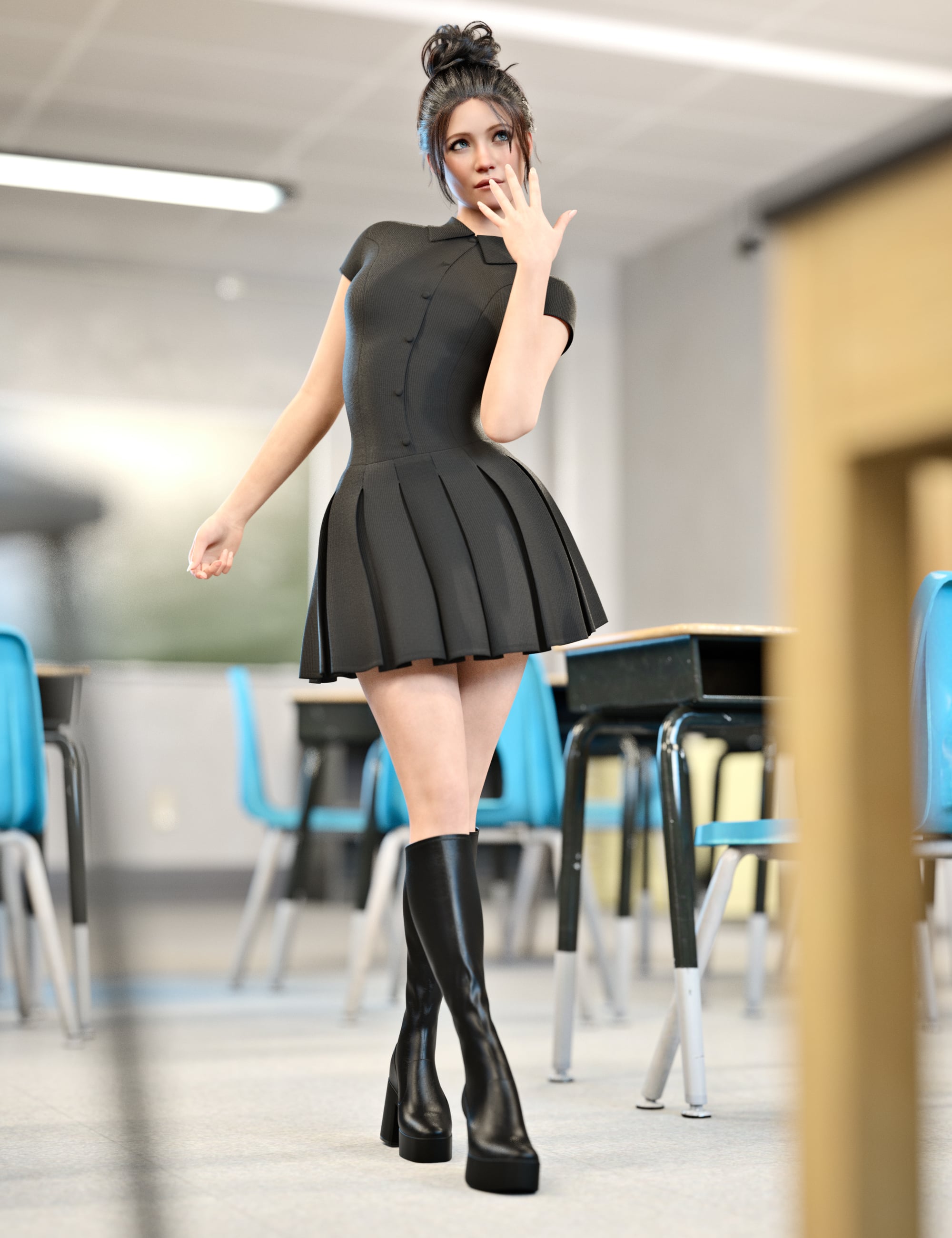 Z Shy and Modest Pose Mega Set for Genesis 9 and 8 Female | Daz 3D