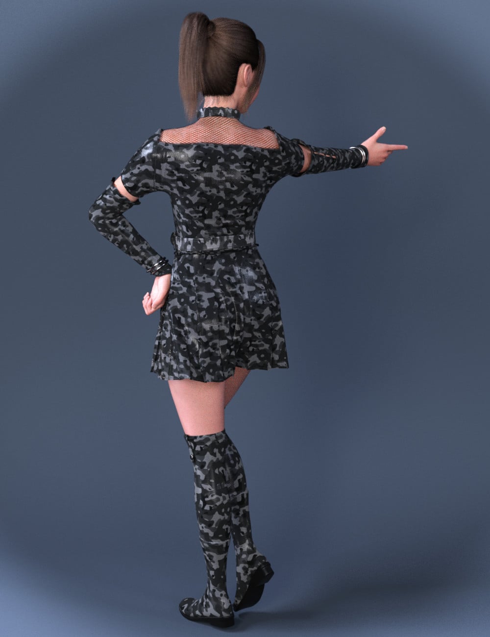 dForce Shadow Lurker Outfit for Genesis 9 | Daz 3D