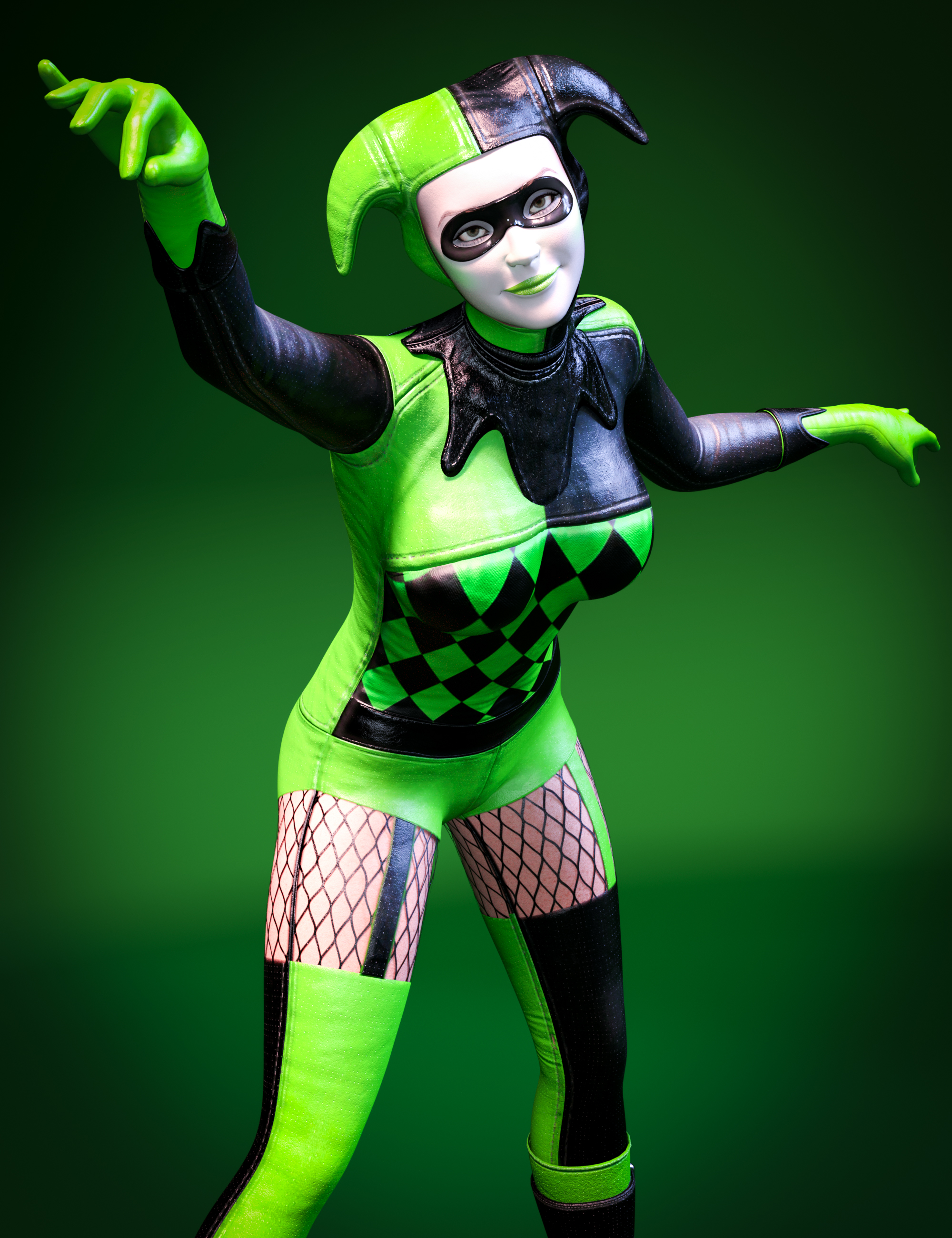 M3D dForce Carnival Diva Outfit for Genesis 9 | Daz 3D