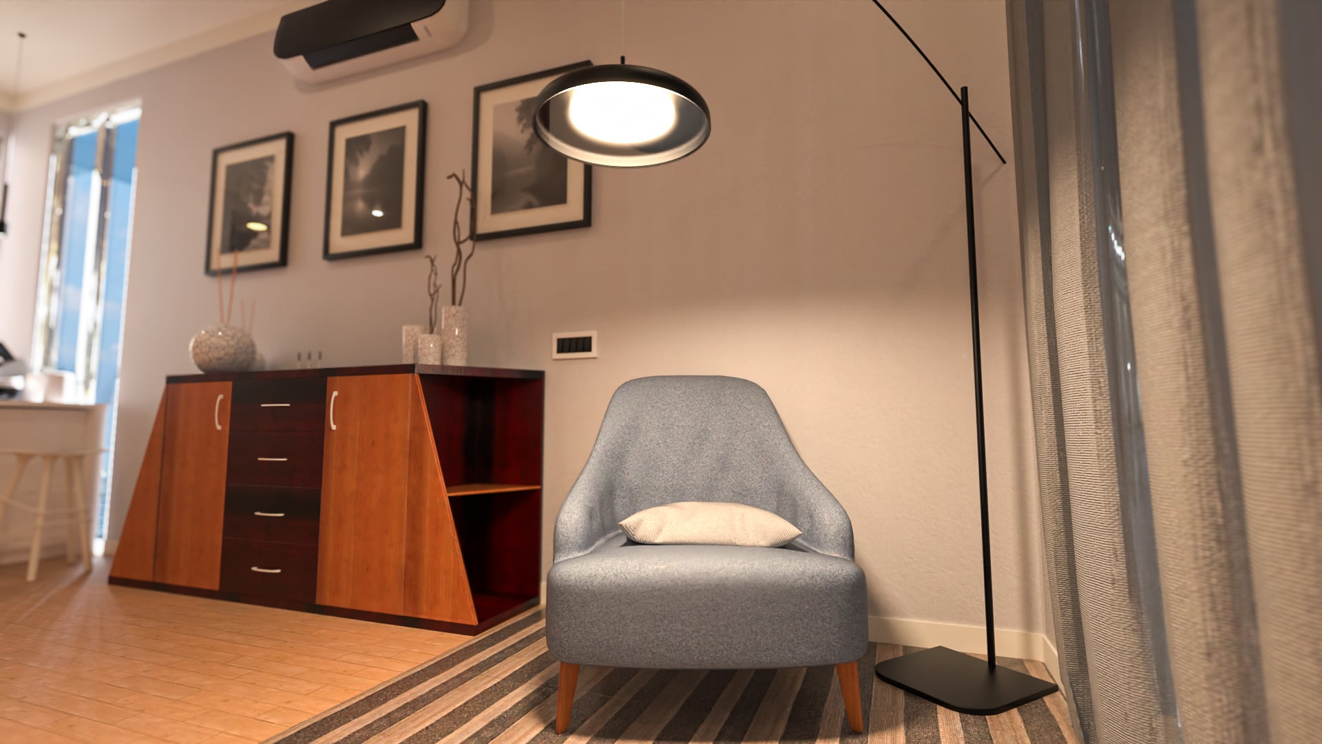 Stylish Apartment Interior | Daz 3D
