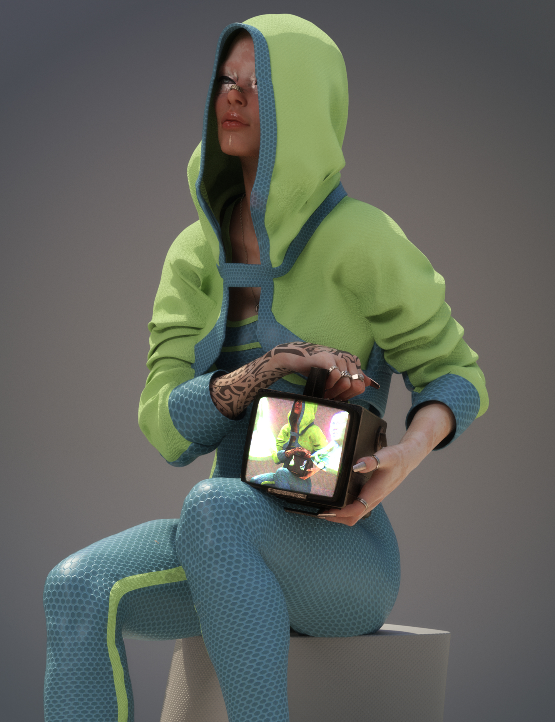 F1H1 Texture Add-On for CMKD F1H1 Outfit | Daz 3D