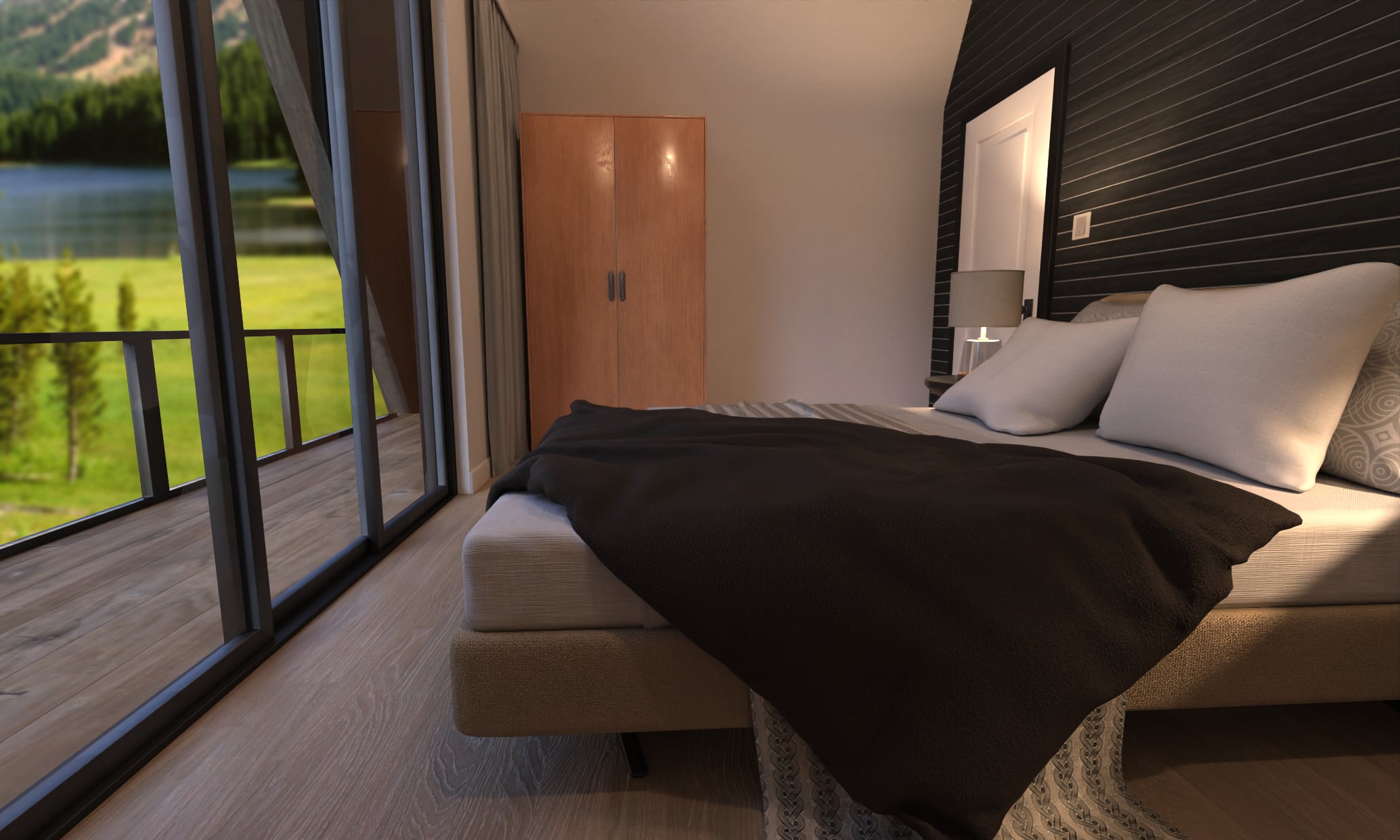 FG Modern A Frame Cabin | Daz 3D