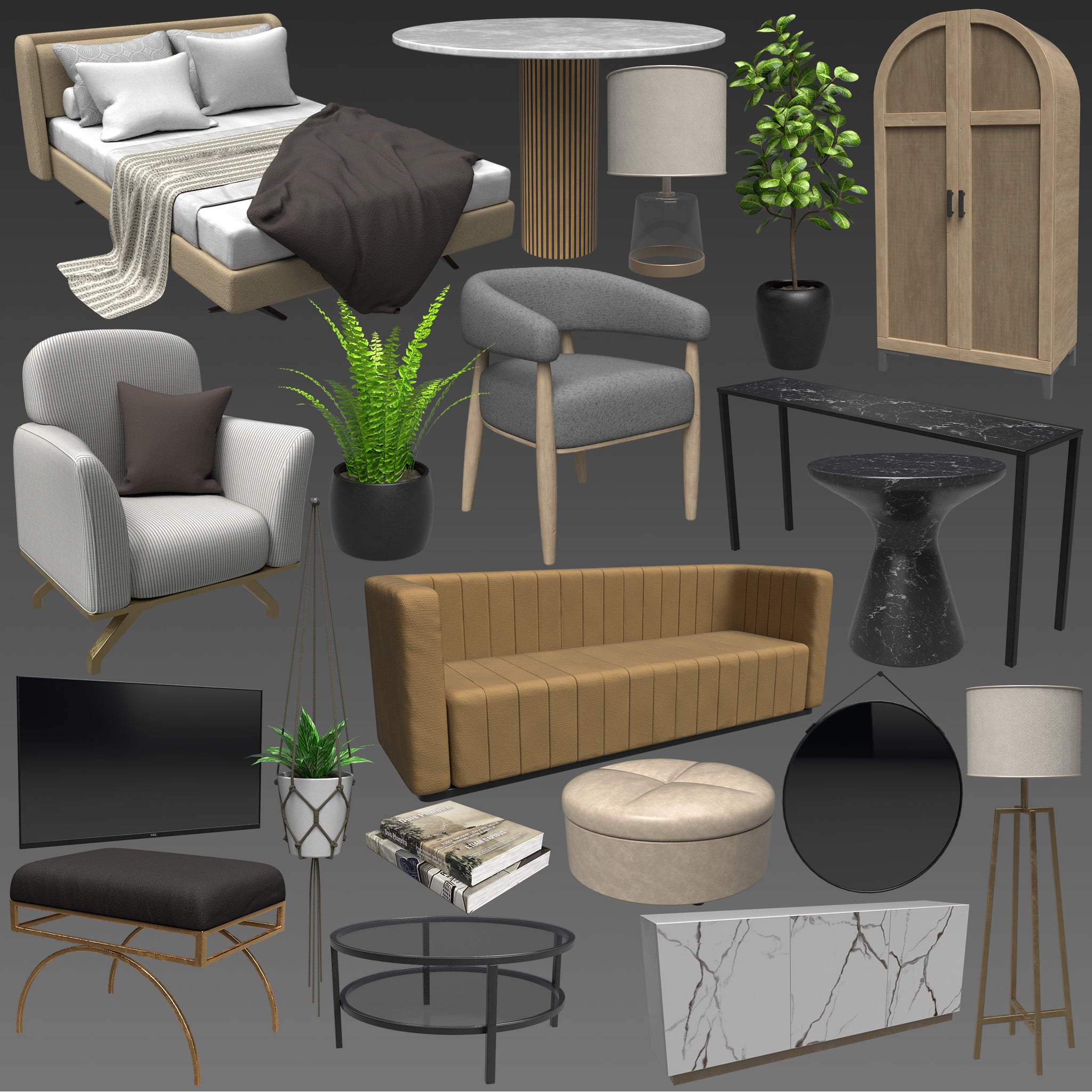 FG Modern A Frame Cabin | Daz 3D