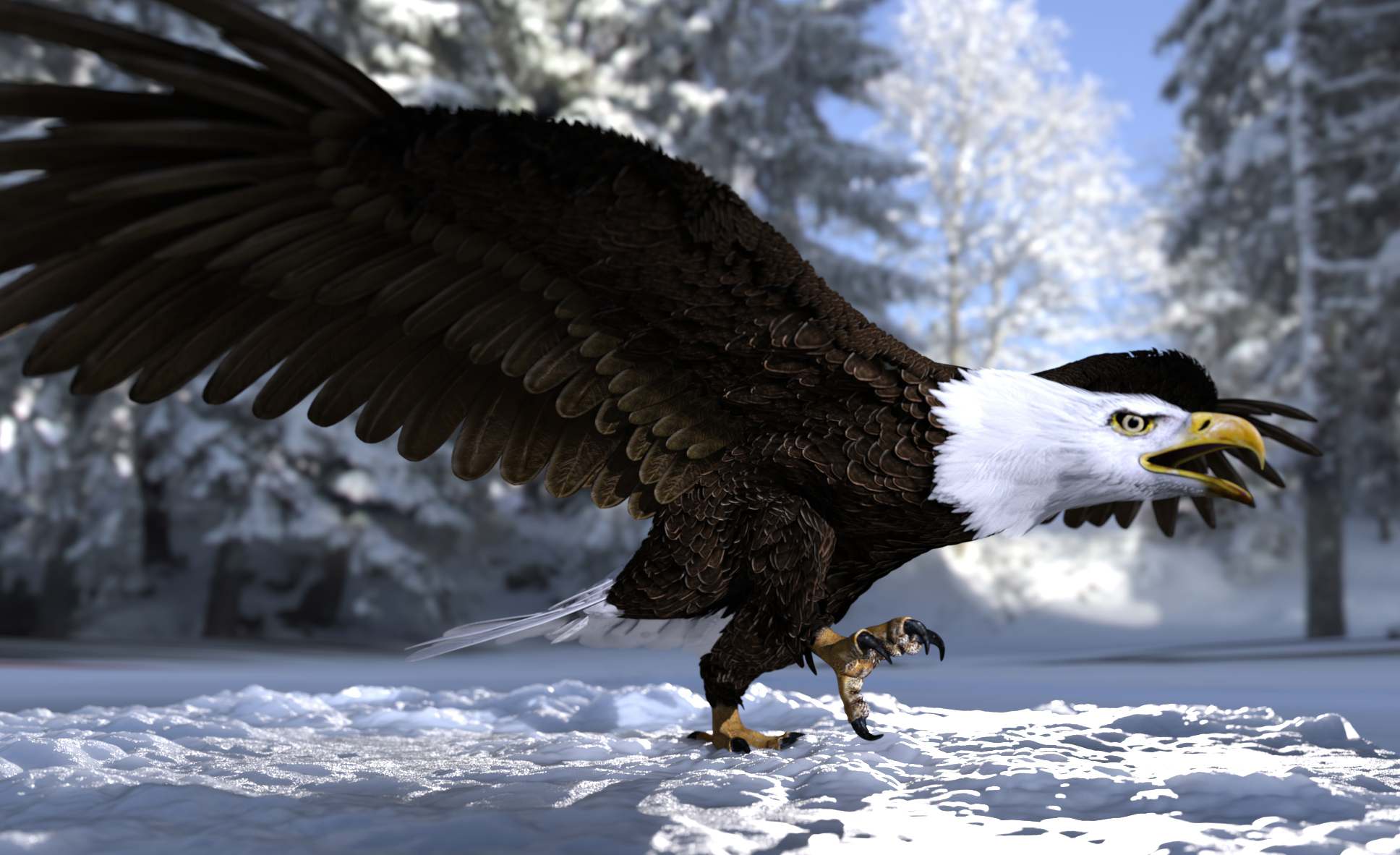 Bald Eagle by AM | Daz 3D