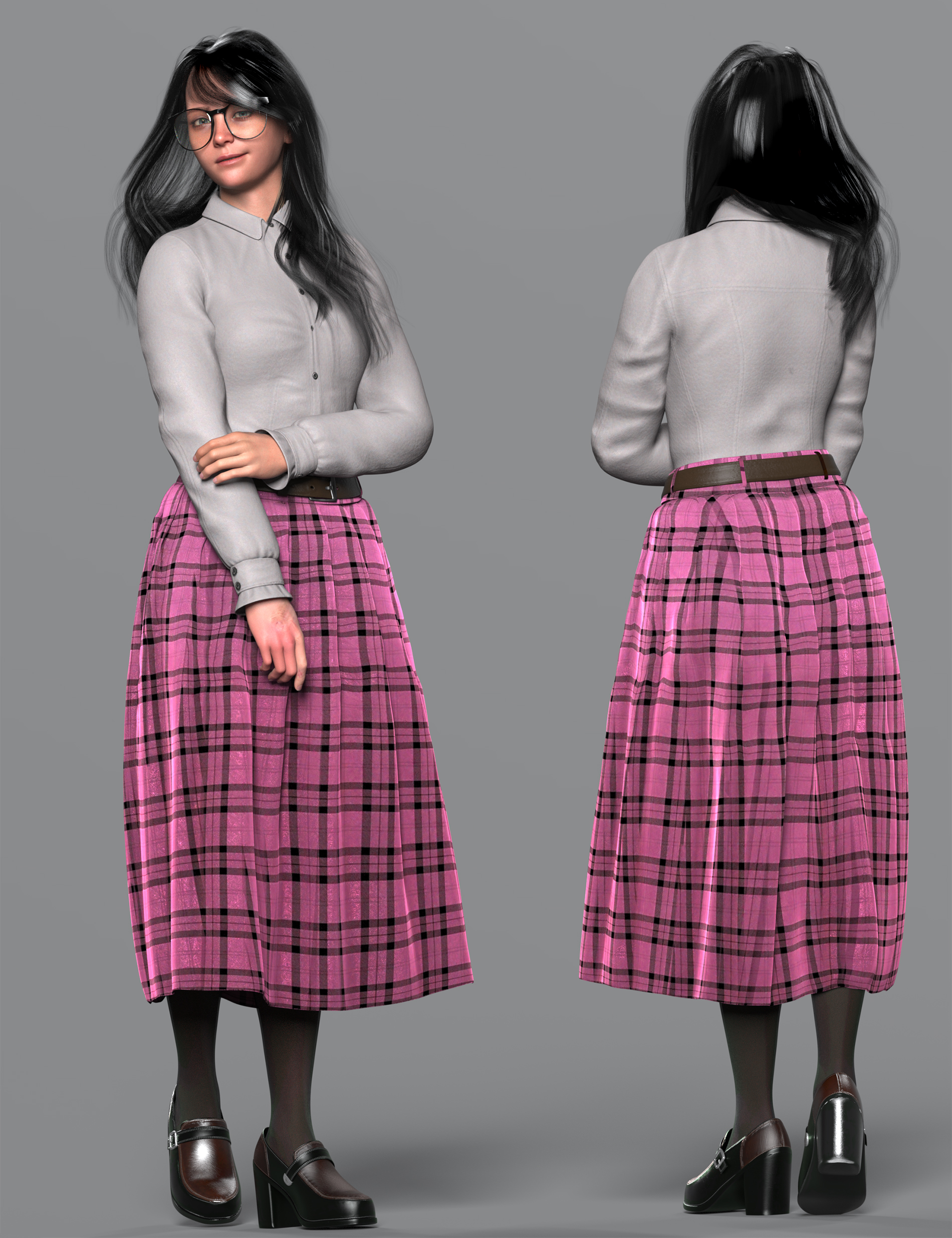 dForce Librariancore Outfit Texture Add-On | Daz 3D
