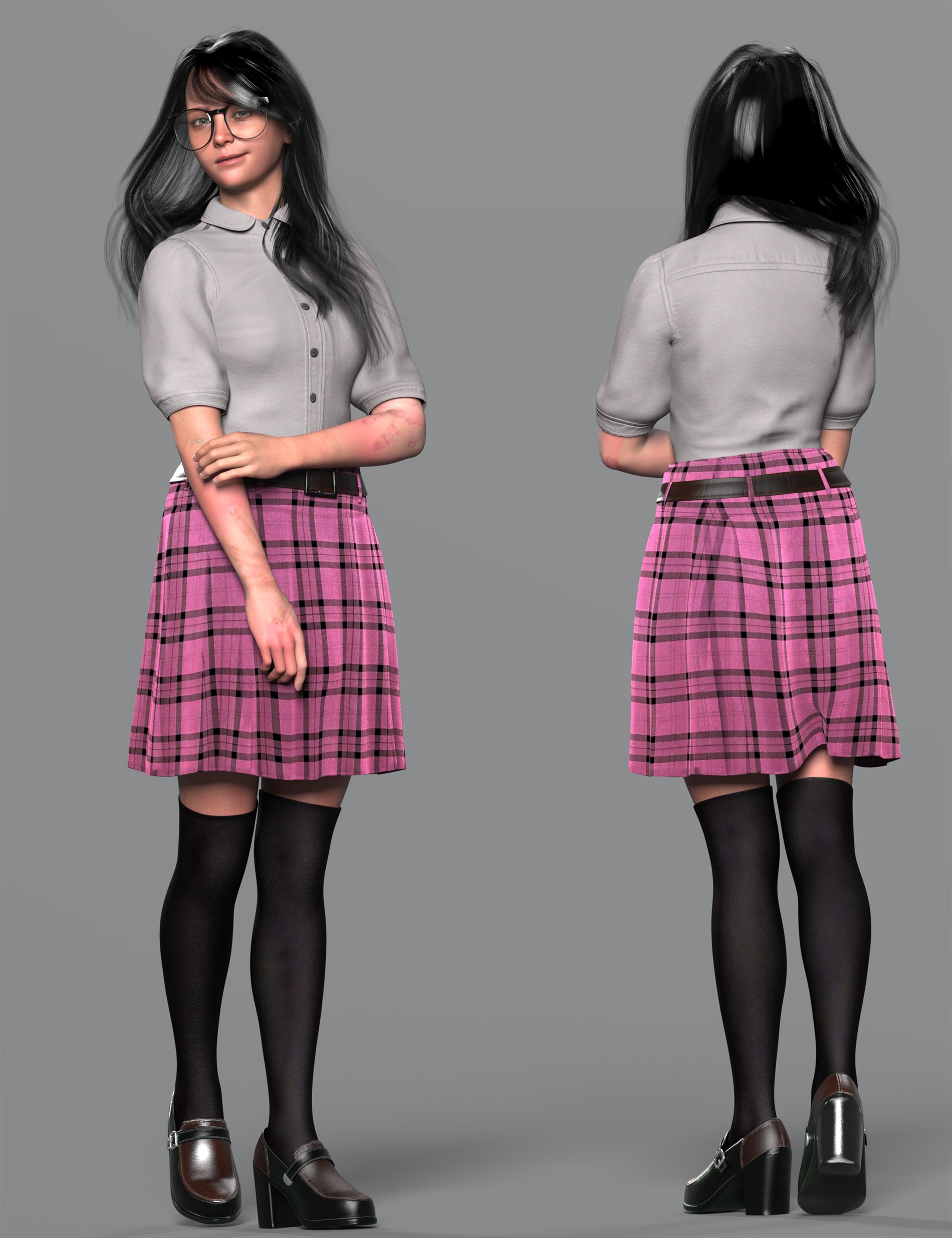 dForce Librariancore Outfit Texture Add-On | Daz 3D