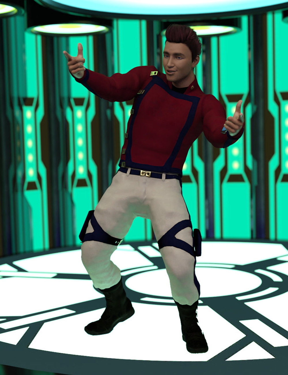 SC High Guard Uniform for Genesis 8.1 Male | Daz 3D