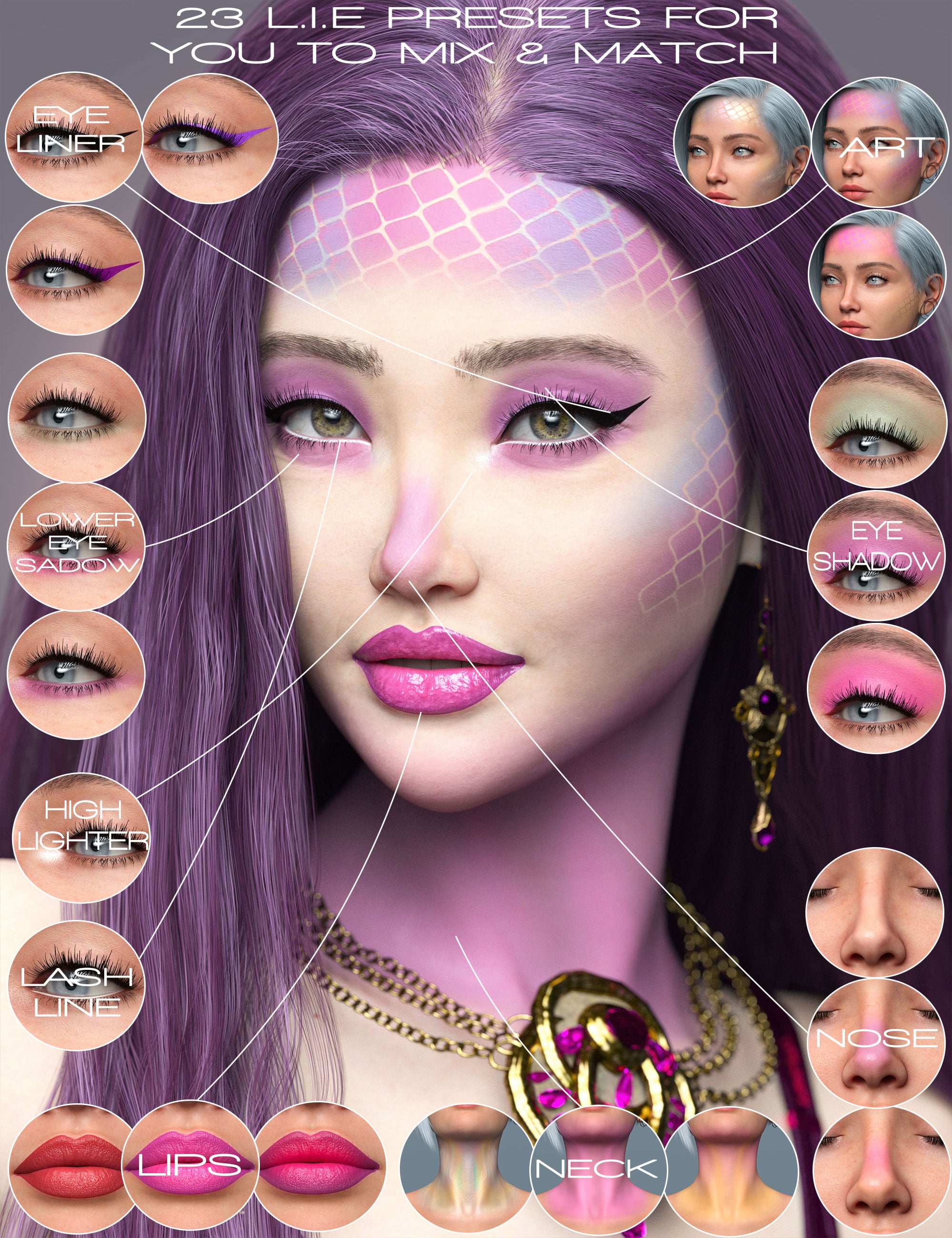 Ocean Glow LIE Presets For Genesis 9 | Daz 3D