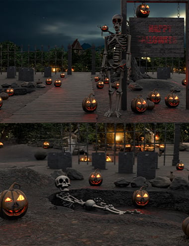 Halloween Grave | Daz 3D