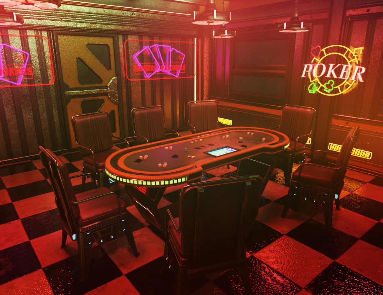 XI Cyber Club | Daz 3D