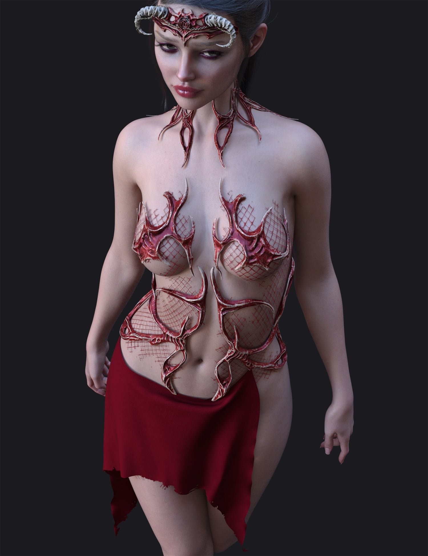 dForce Abysmal Void Outfit for Genesis 9 | Daz 3D