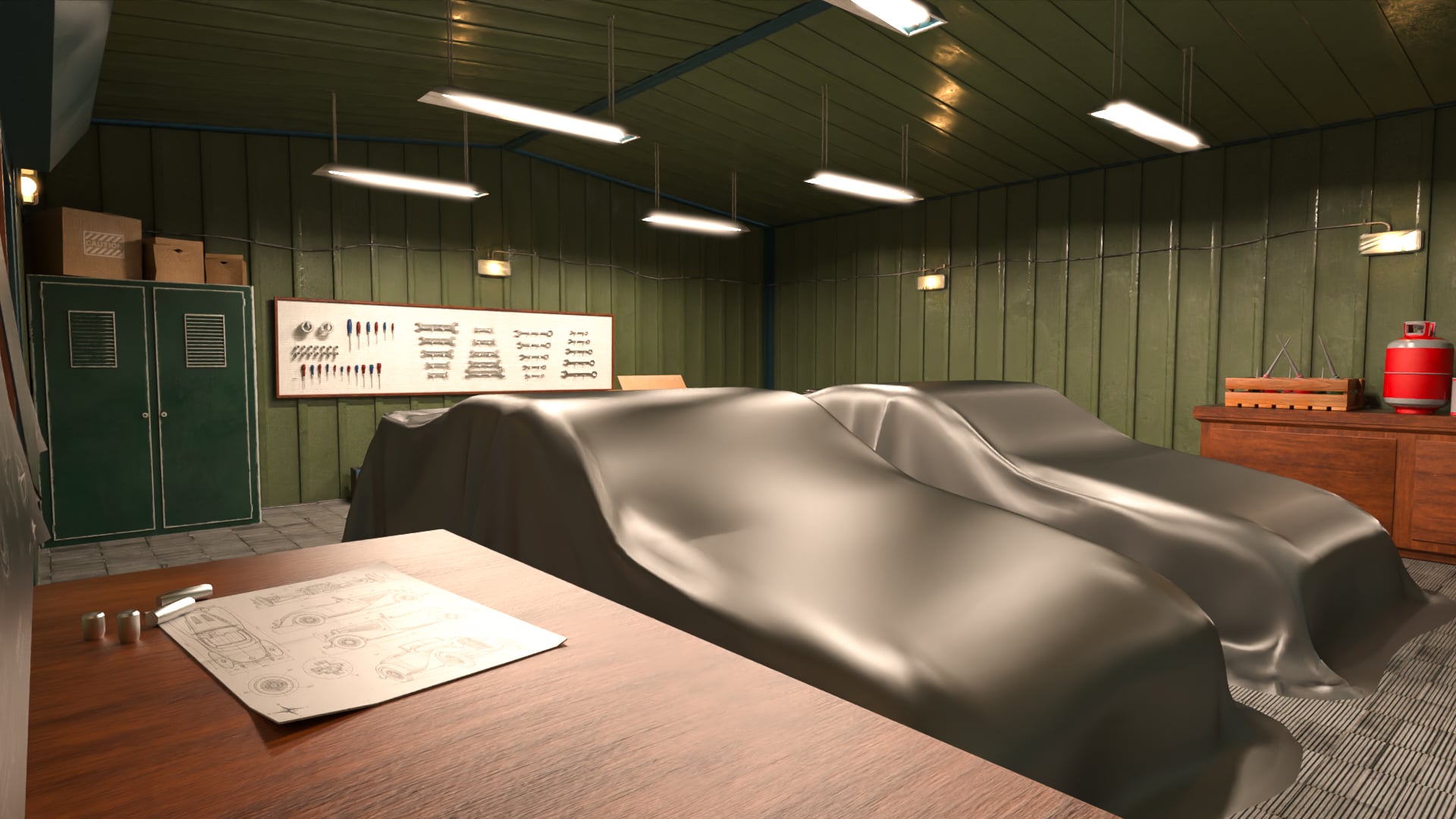 Car Garage | Daz 3D