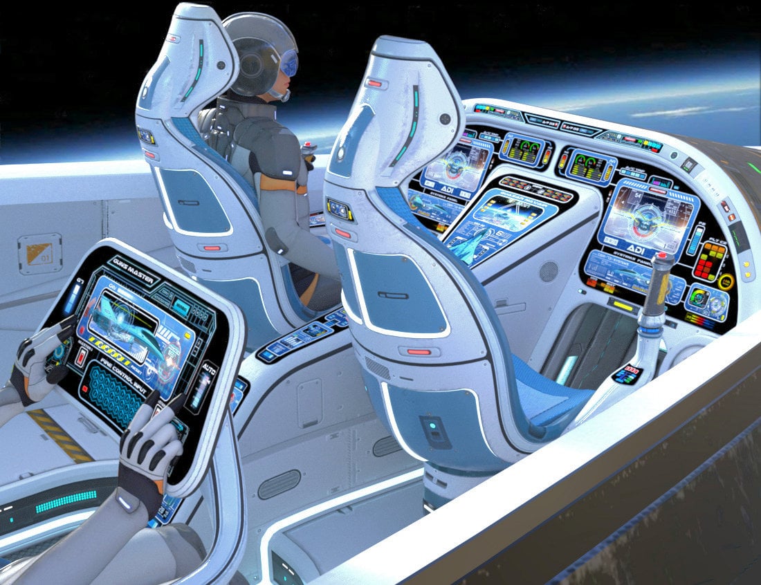 Alpha Star Cockpit | Daz 3D