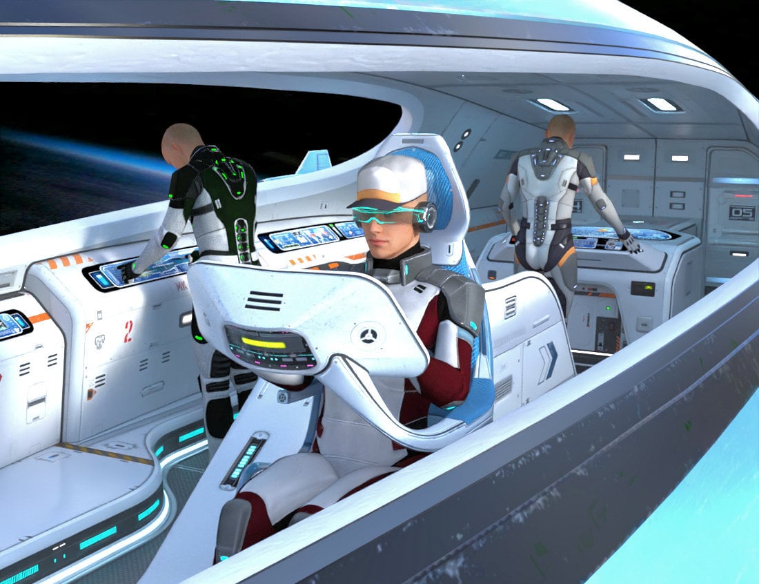Alpha Star Cockpit | Daz 3D
