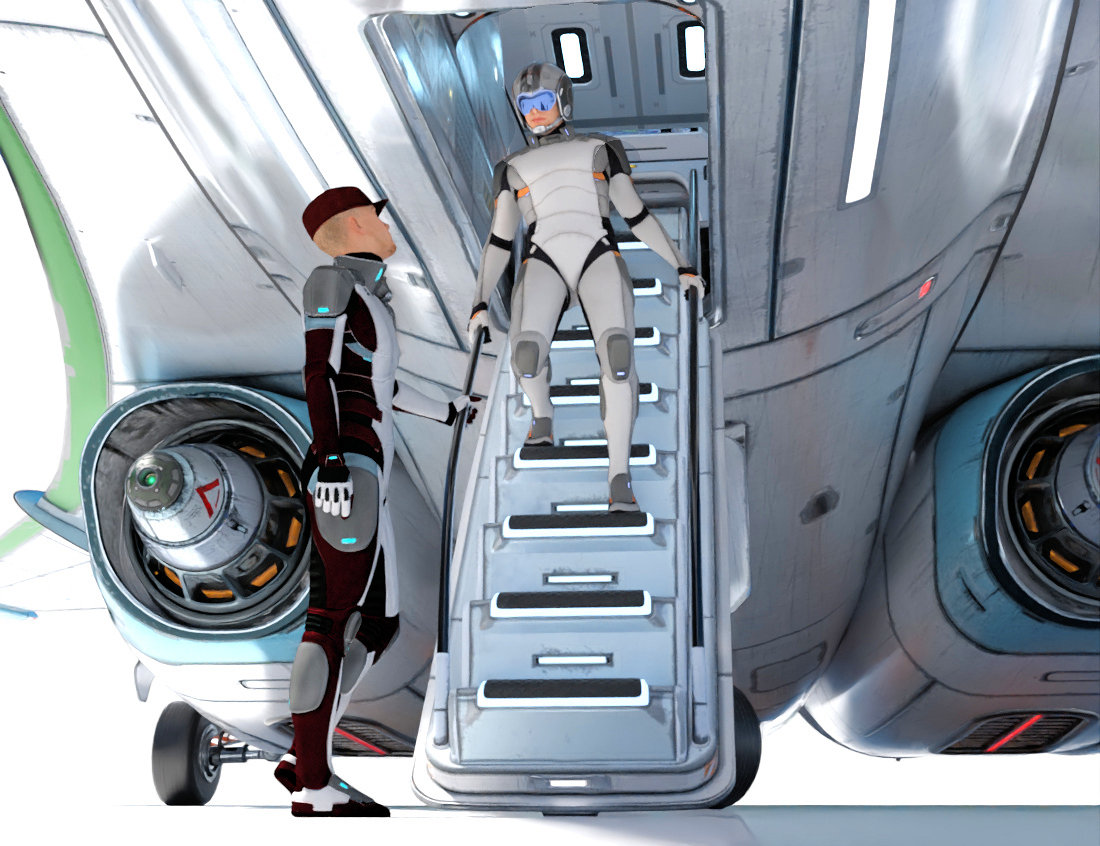 Alpha Star Cockpit | Daz 3D
