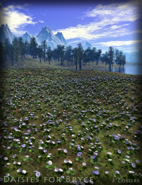 Bryce Instance Daisies | Daz 3D